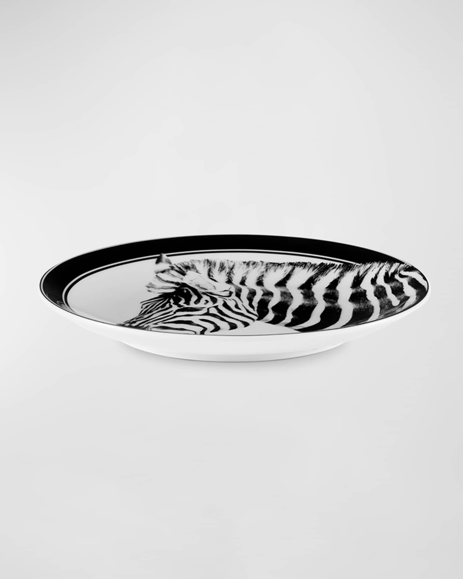 Dolce&Gabbana Casa Zebra Set 2 Dessert Plates | Neiman Marcus