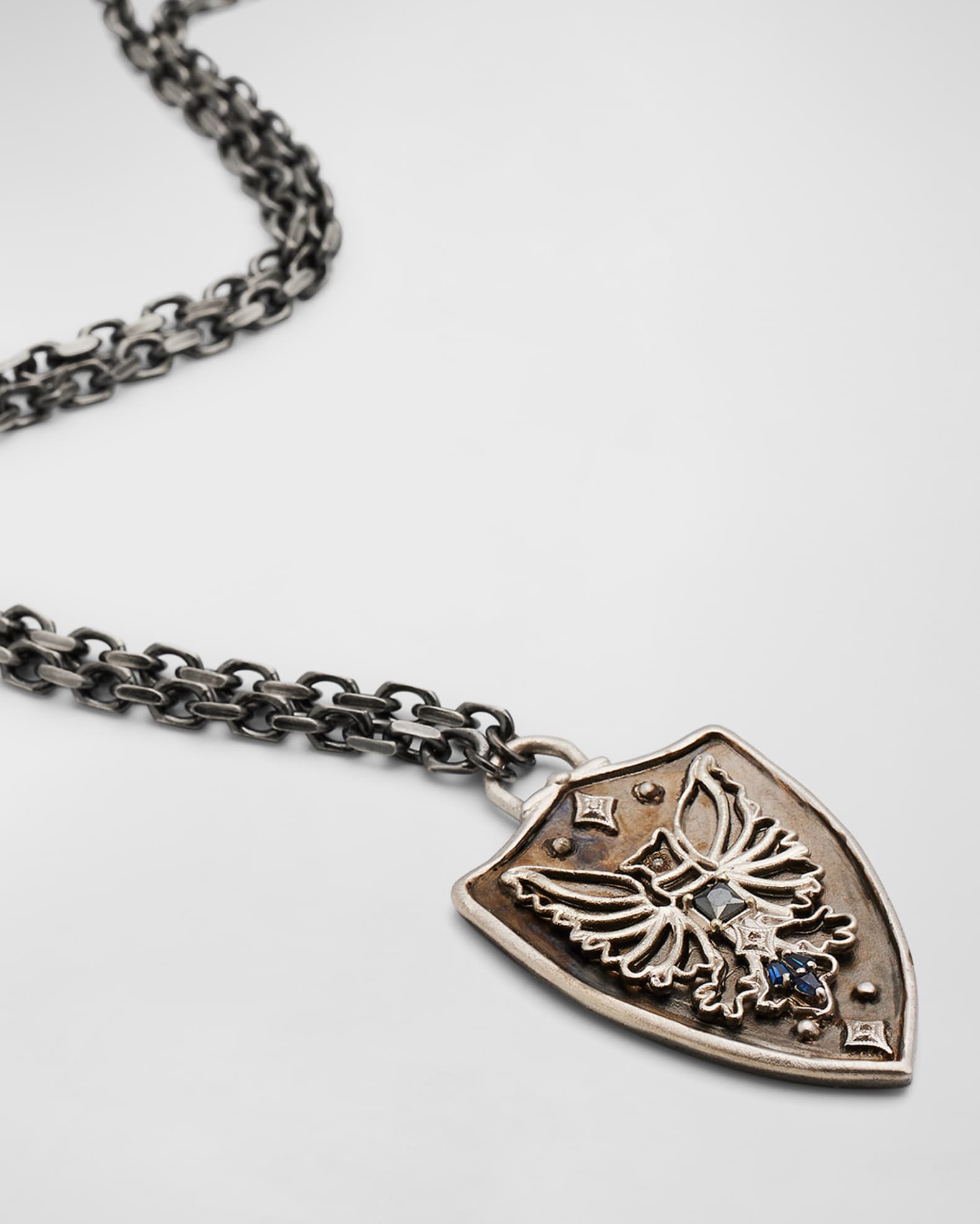 Armenta Men's Griffin Shield Pendant | Neiman Marcus