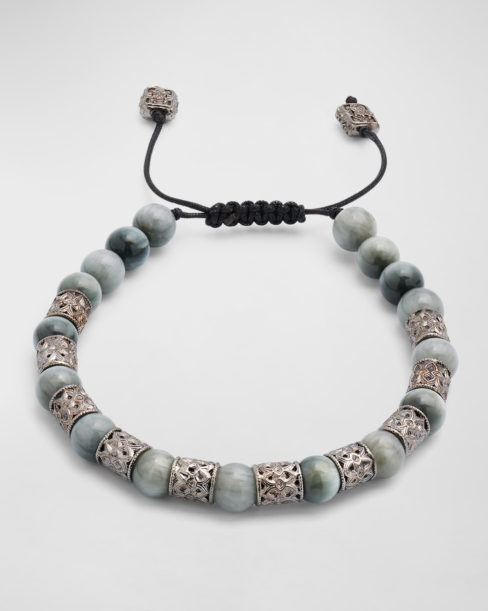 Armenta Men's Eagle Eye Beaded Bracelet | Neiman Marcus