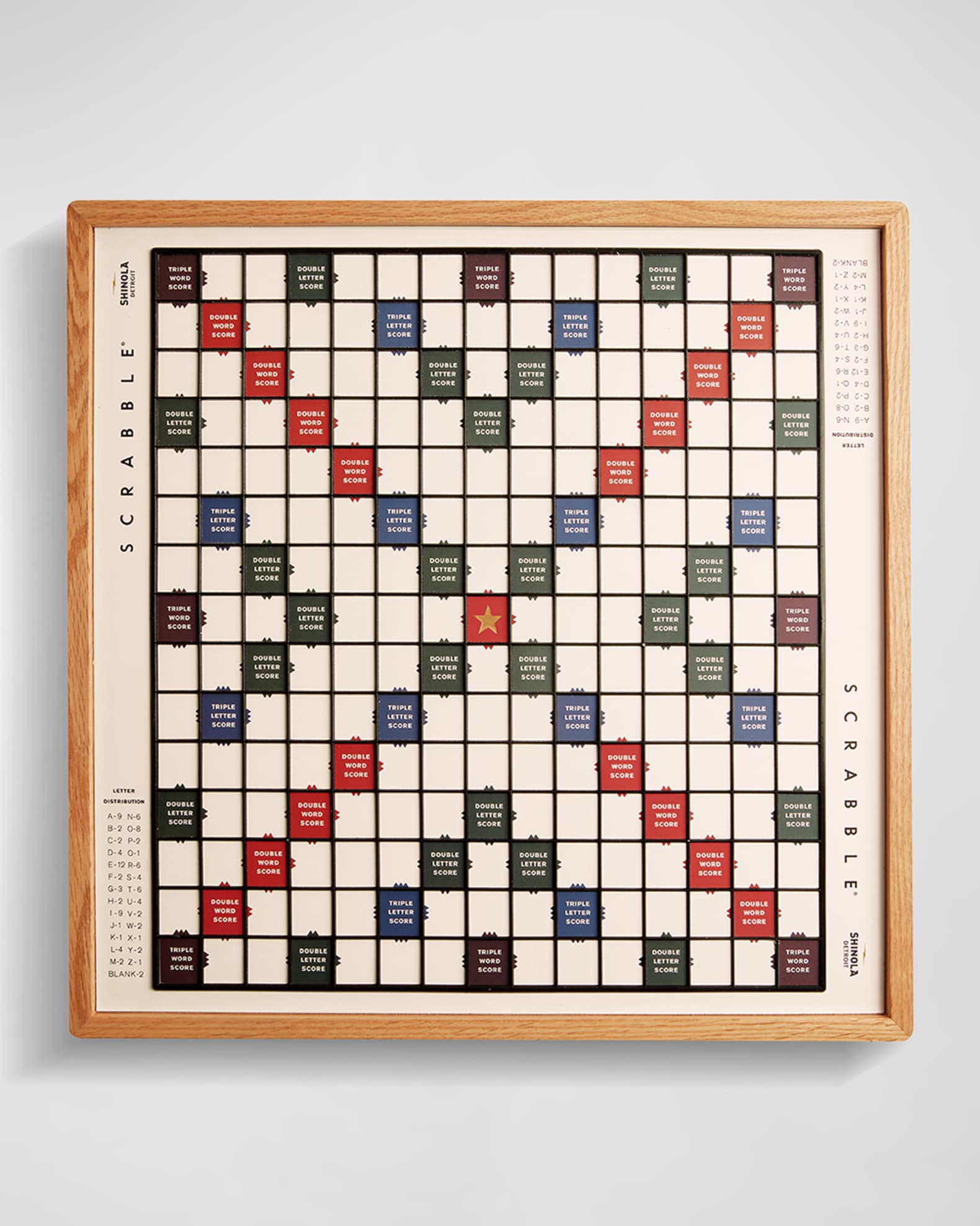 Shinola Unisex Shinola Detroit Edition Scrabble® Board, 05/16/2024