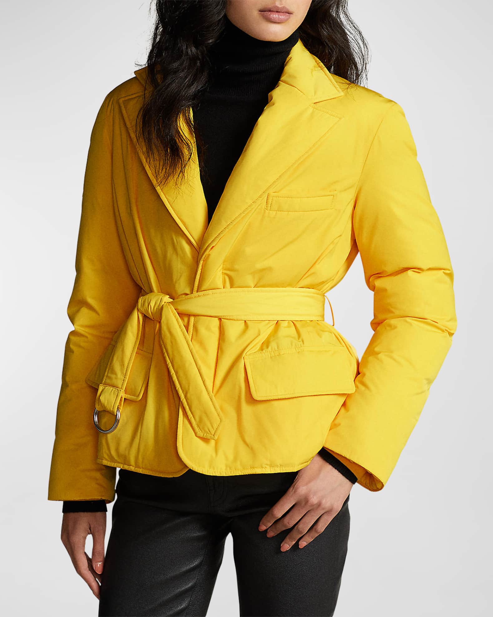 Polo Ralph Lauren Belted Down Jacket | Neiman Marcus
