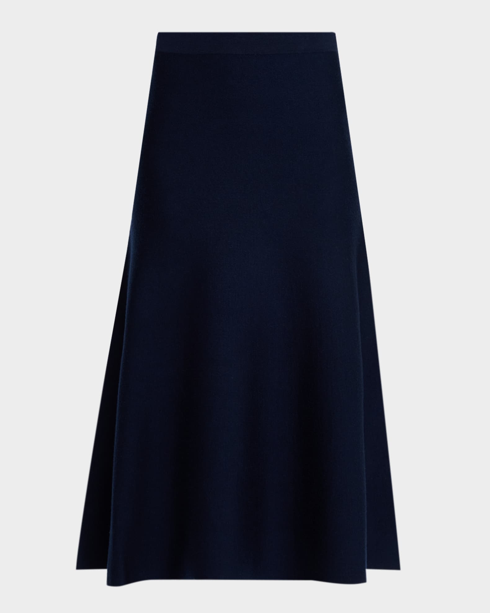 Freddie Midi Wool-Cashmere Skirt | Neiman Marcus