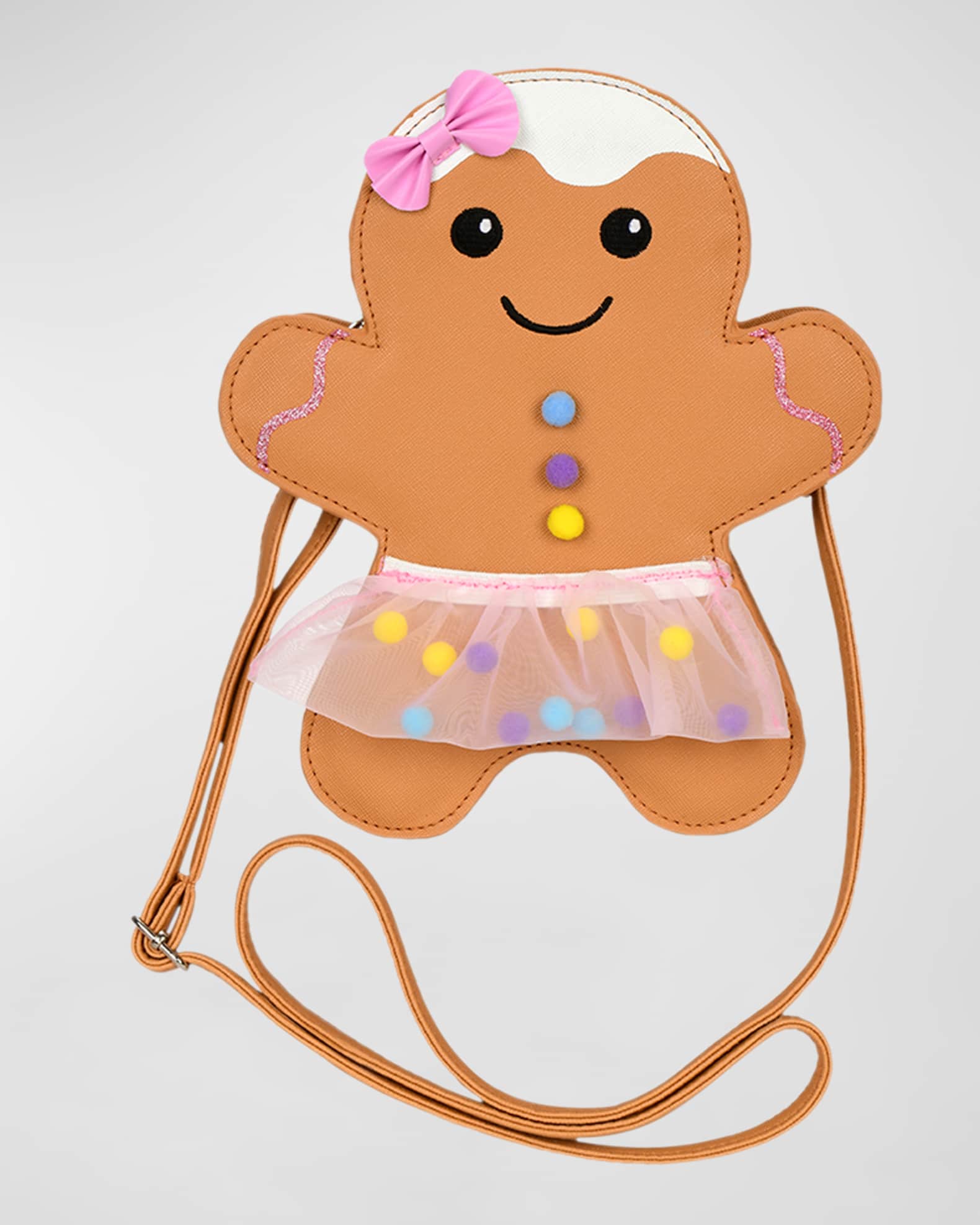 Iscream Girl's Gingerbread Sweetheart Crossbody Bag | Neiman Marcus
