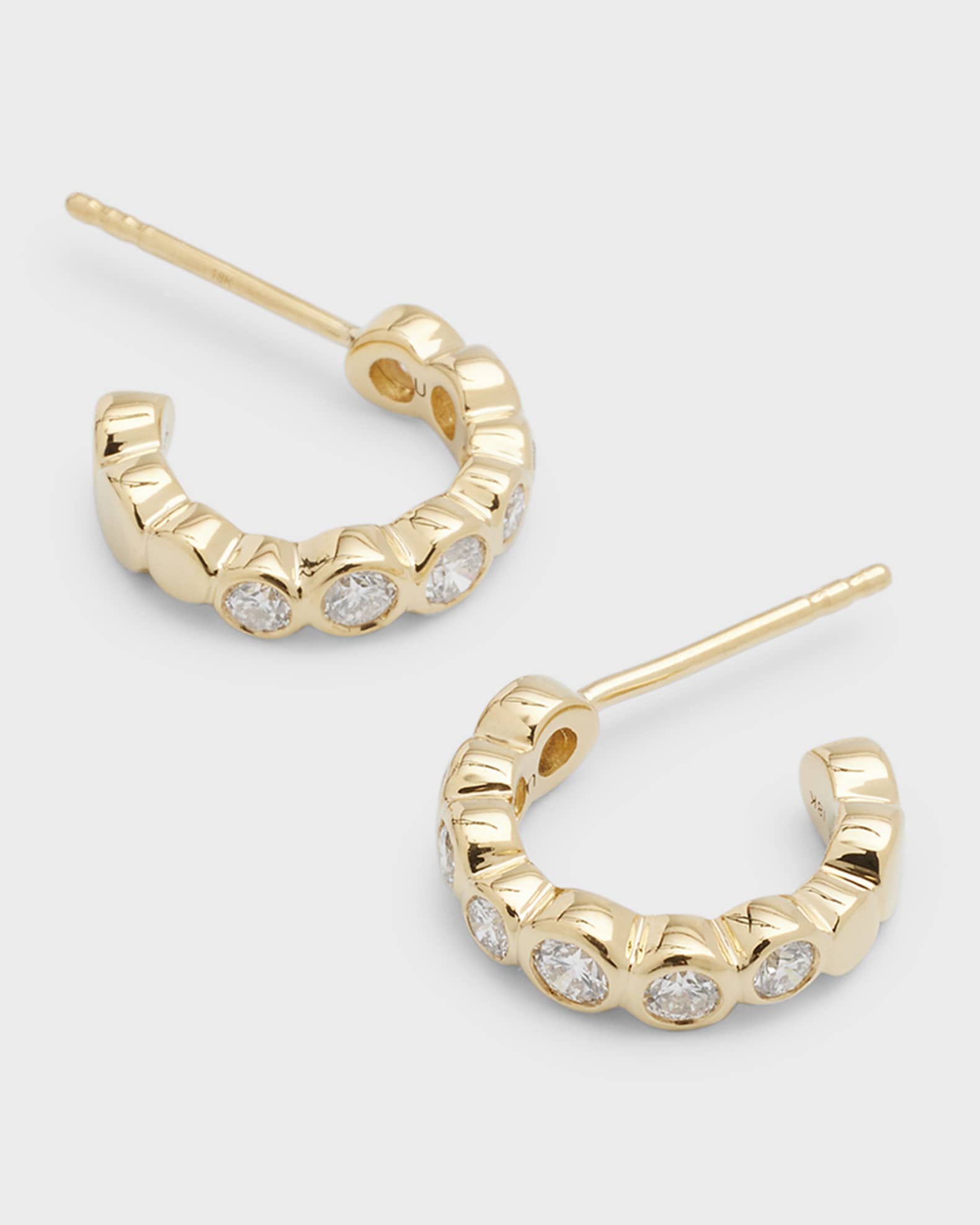 Ippolita Stardust Starlet 18K Gold Tiny Hoops | Neiman Marcus