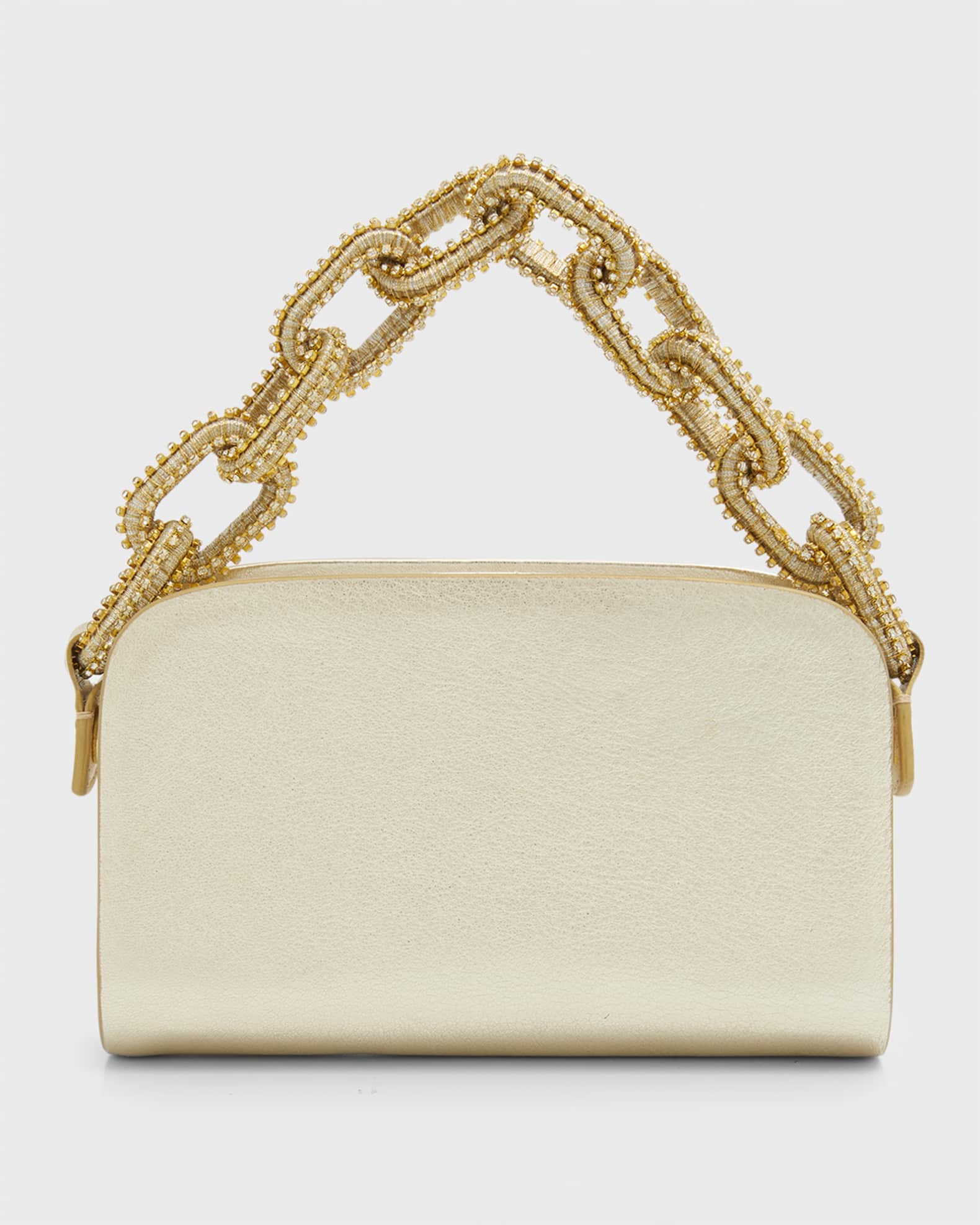 Serena Uziyel Catena Large Crystal Chain Top-Handle Bag | Neiman Marcus