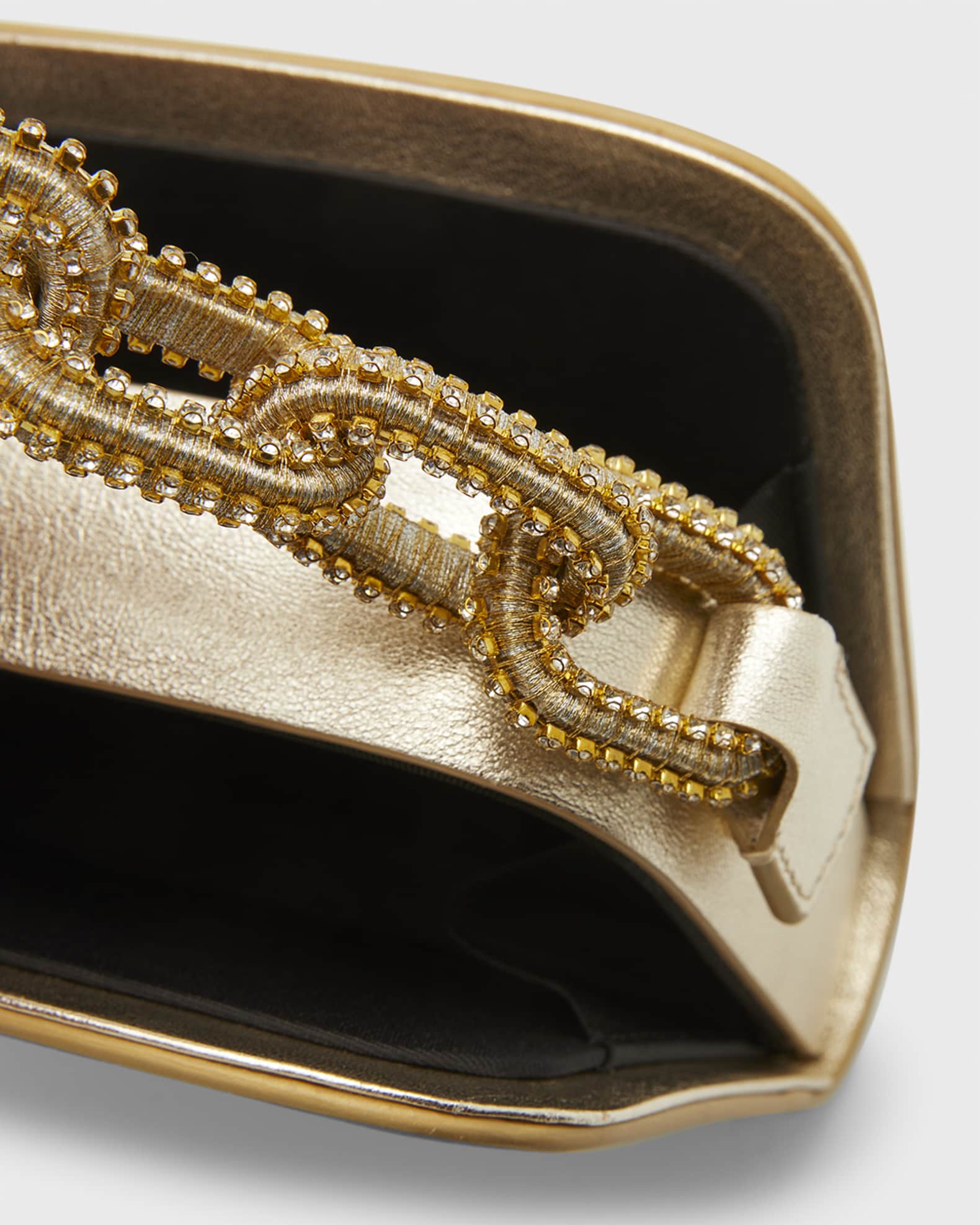 Serena Uziyel Catena Large Crystal Chain Top-Handle Bag | Neiman Marcus