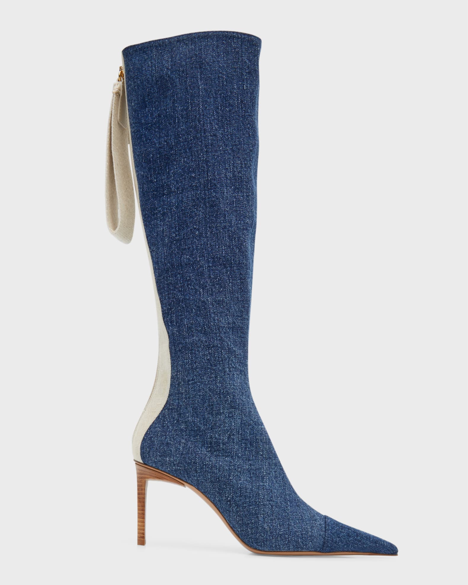 Jacquemus Les Bottes Cordao Stiletto Boots | Neiman Marcus