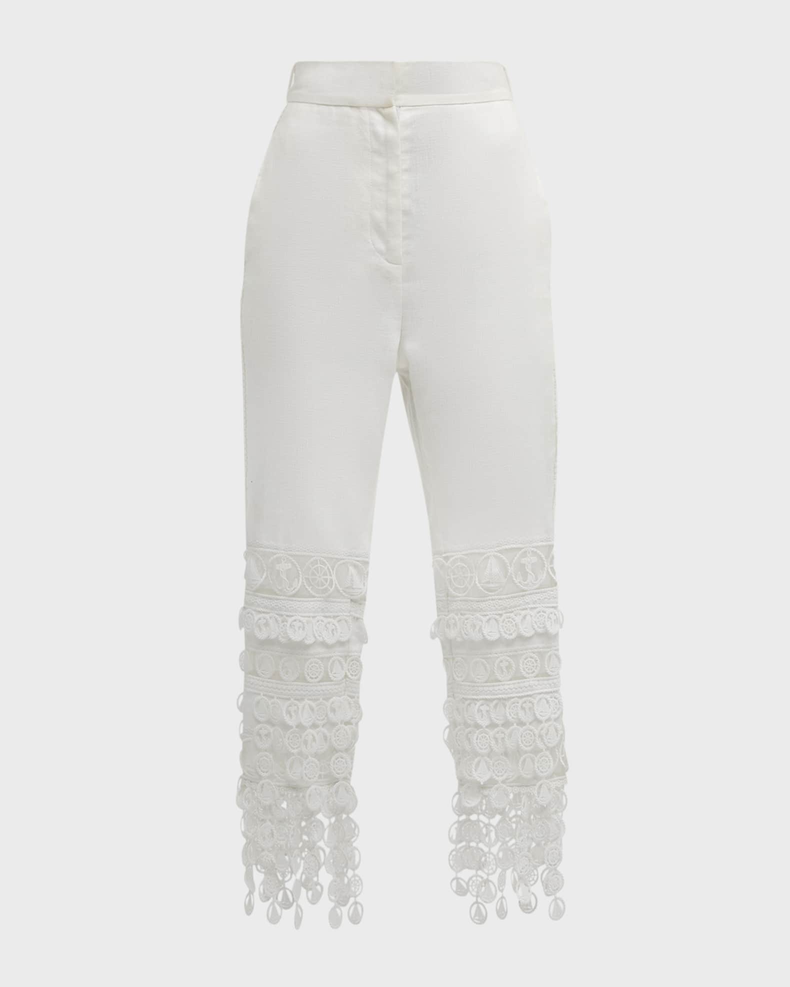 Zimmermann High Tide Nautical Pants | Neiman Marcus