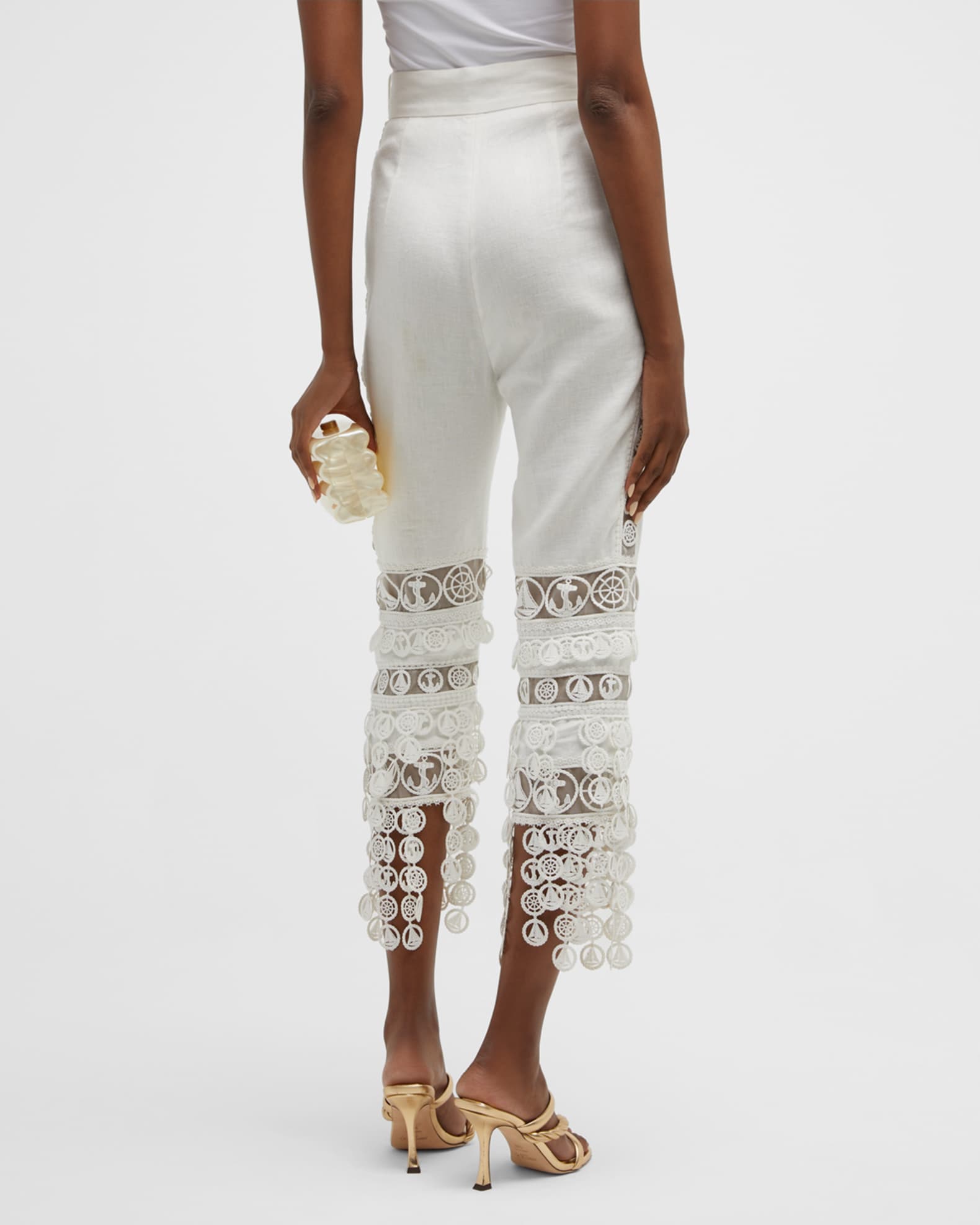 Zimmermann High Tide Nautical Pants | Neiman Marcus