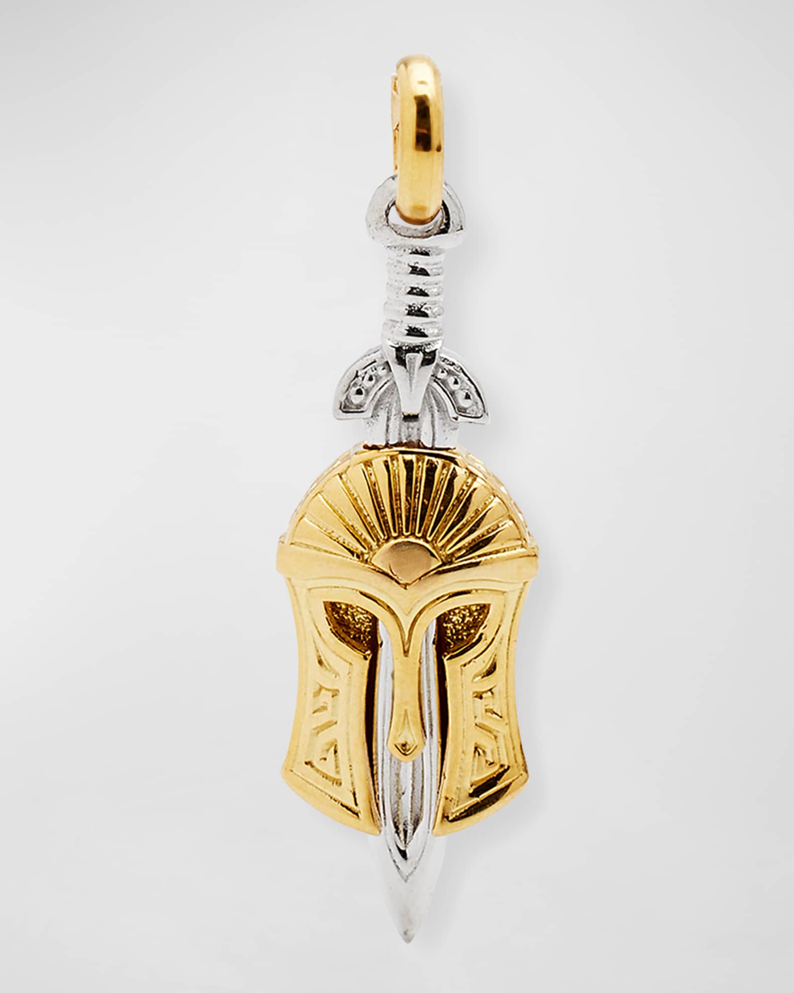 Konstantino Men's Two-Tone 18K Gold Sword Pendant | Neiman Marcus
