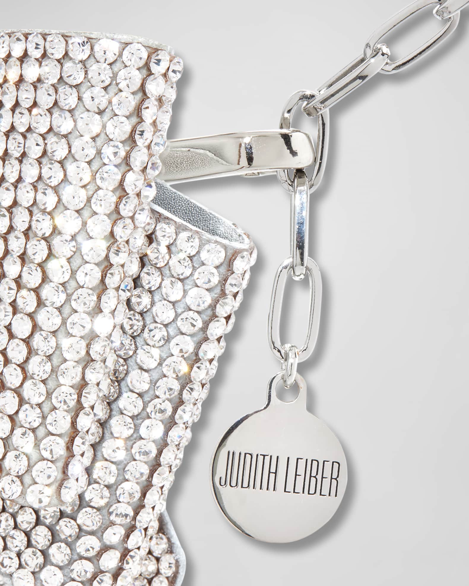 Judith Leiber Couture Crystal Bow Chain Belt | Neiman Marcus
