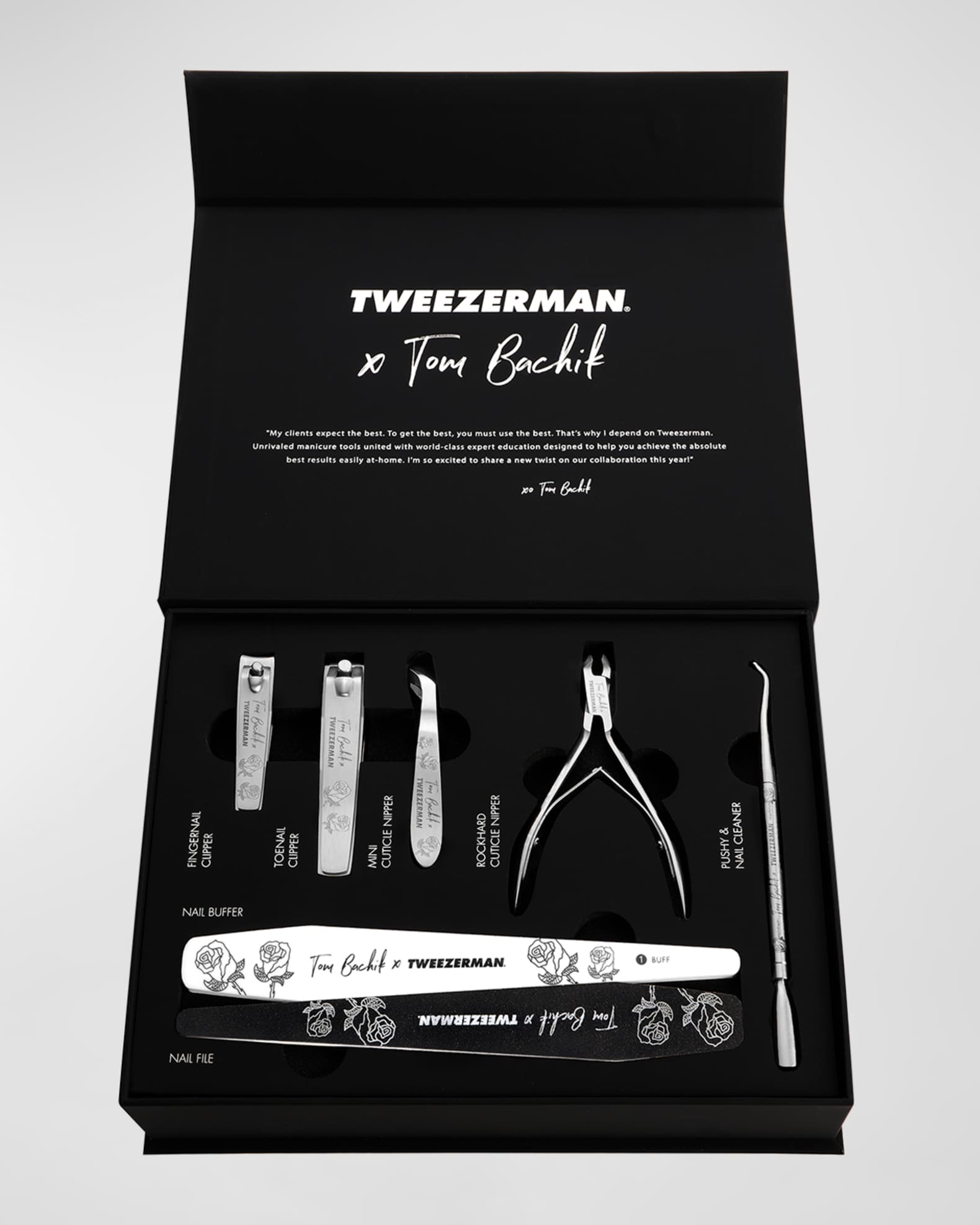 Tweezerman x Tom Bachik Ultimate Nail Care Set | Neiman Marcus