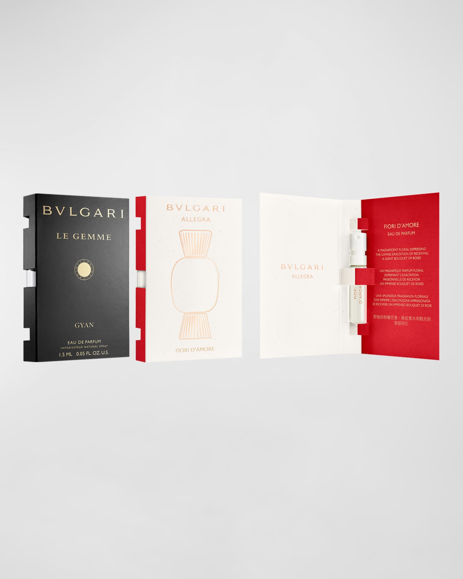 BVLGARI Eau de Parfum Vial on Card Bundle, Yours with any $250 BVLGARI ...
