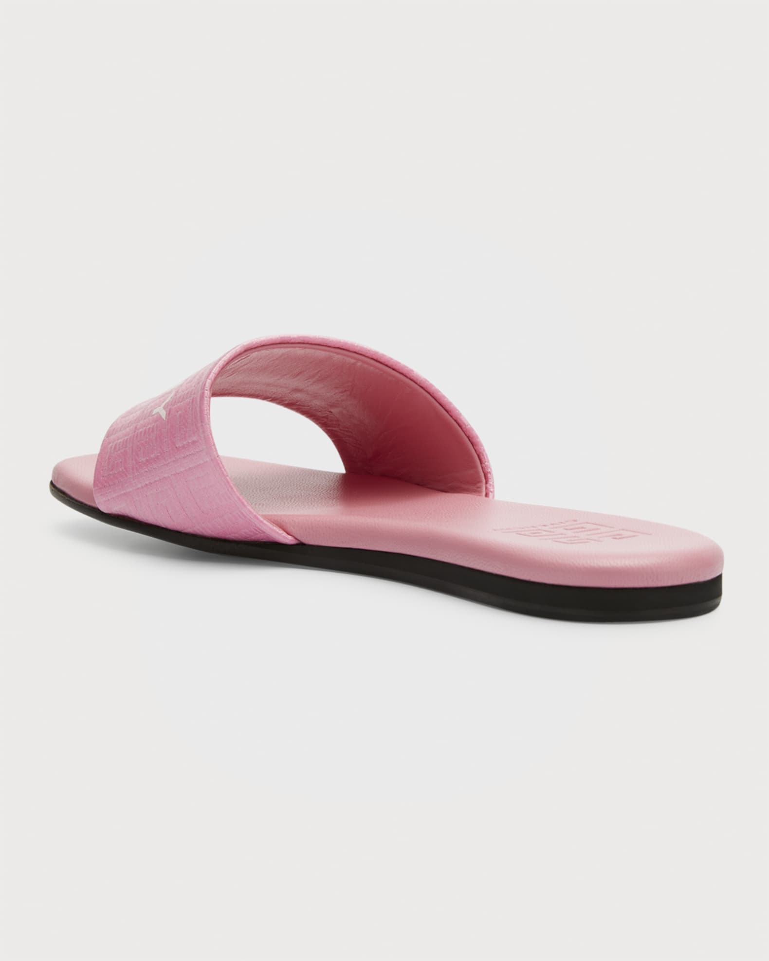 Givenchy 4G Monogram Flat Slide Sandals | Neiman Marcus