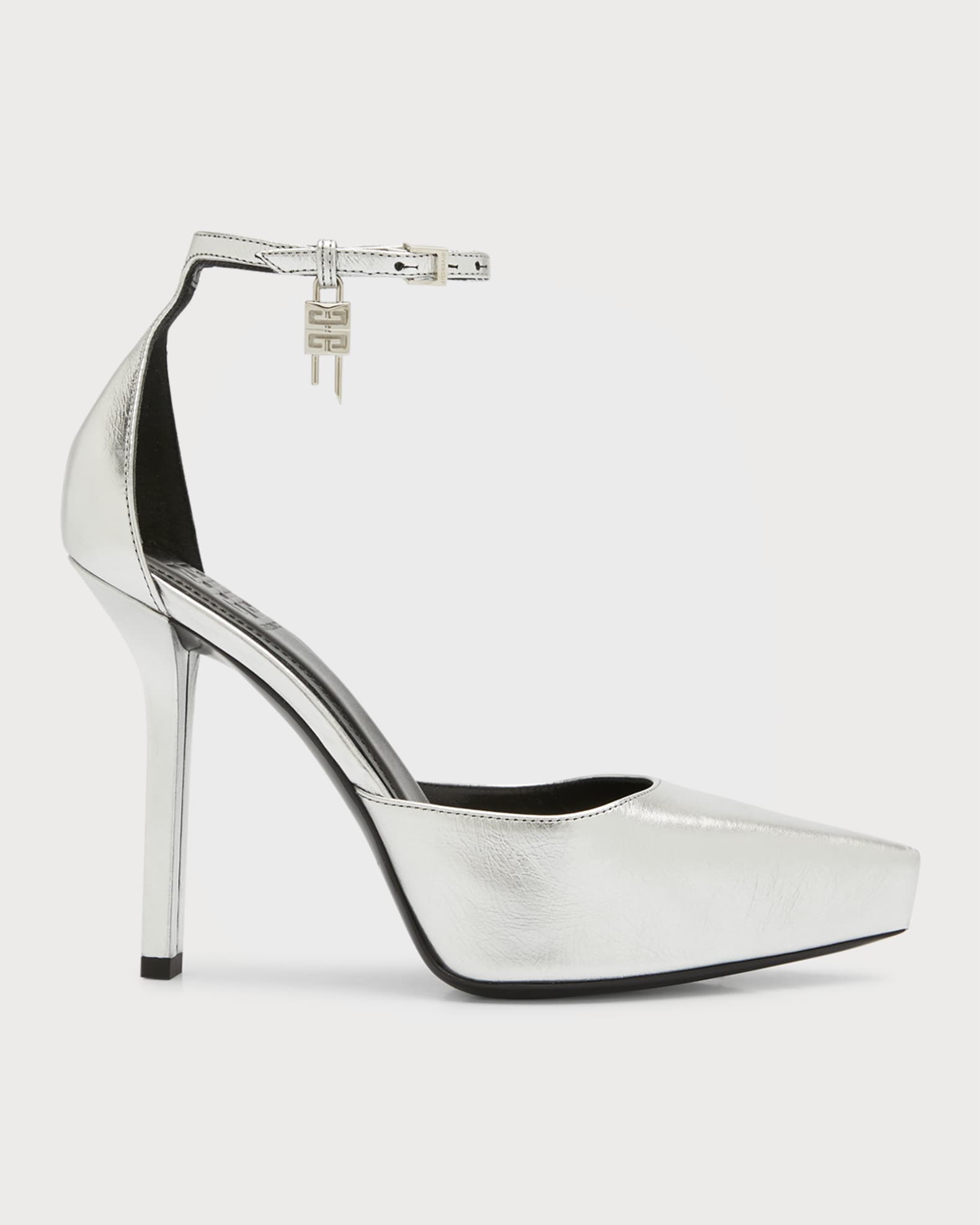 Givenchy G Lock Metallic Platform Pumps | Neiman Marcus