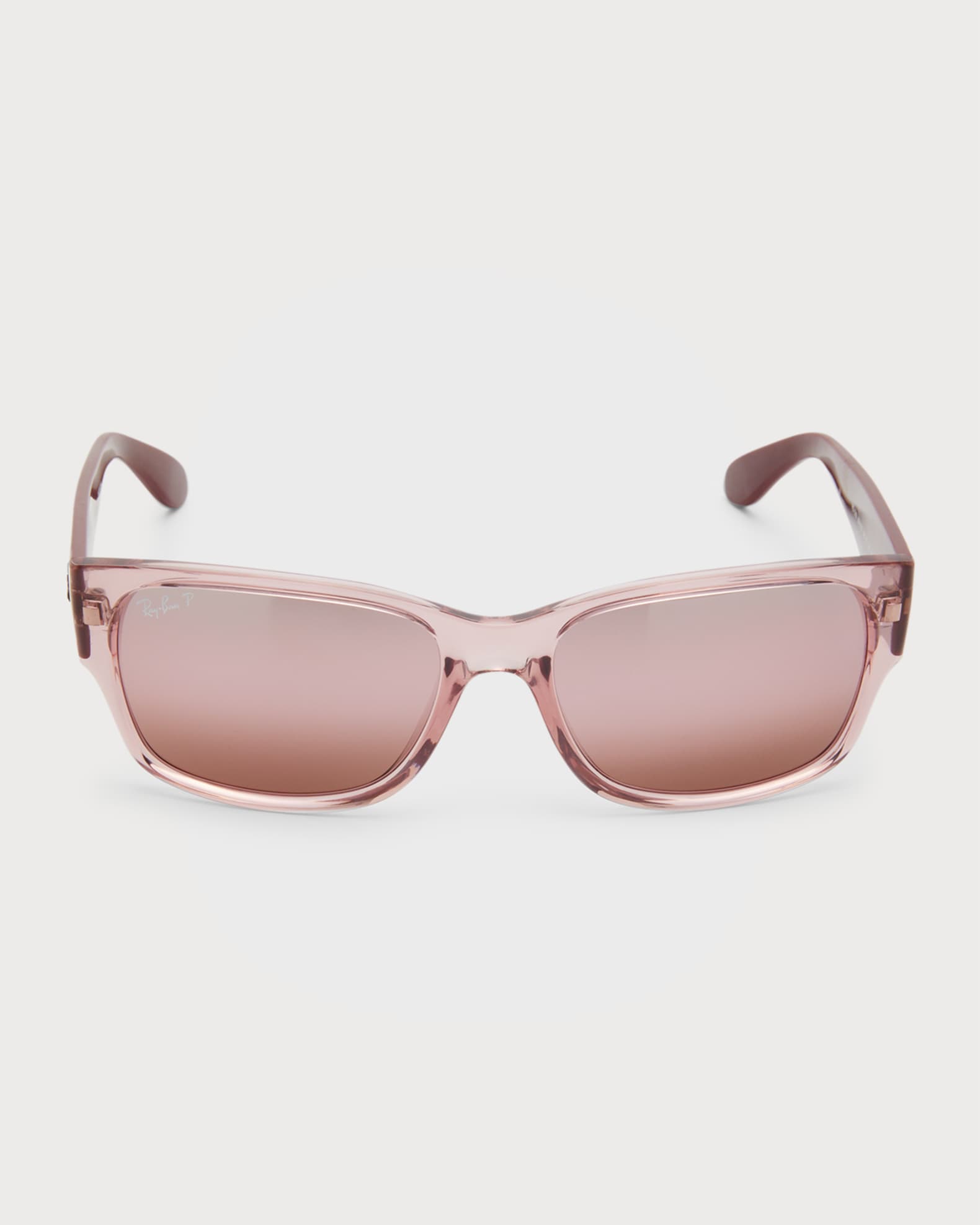 Ray-Ban Polarized Gradient Lens Rectangle Sunglasses | Neiman Marcus