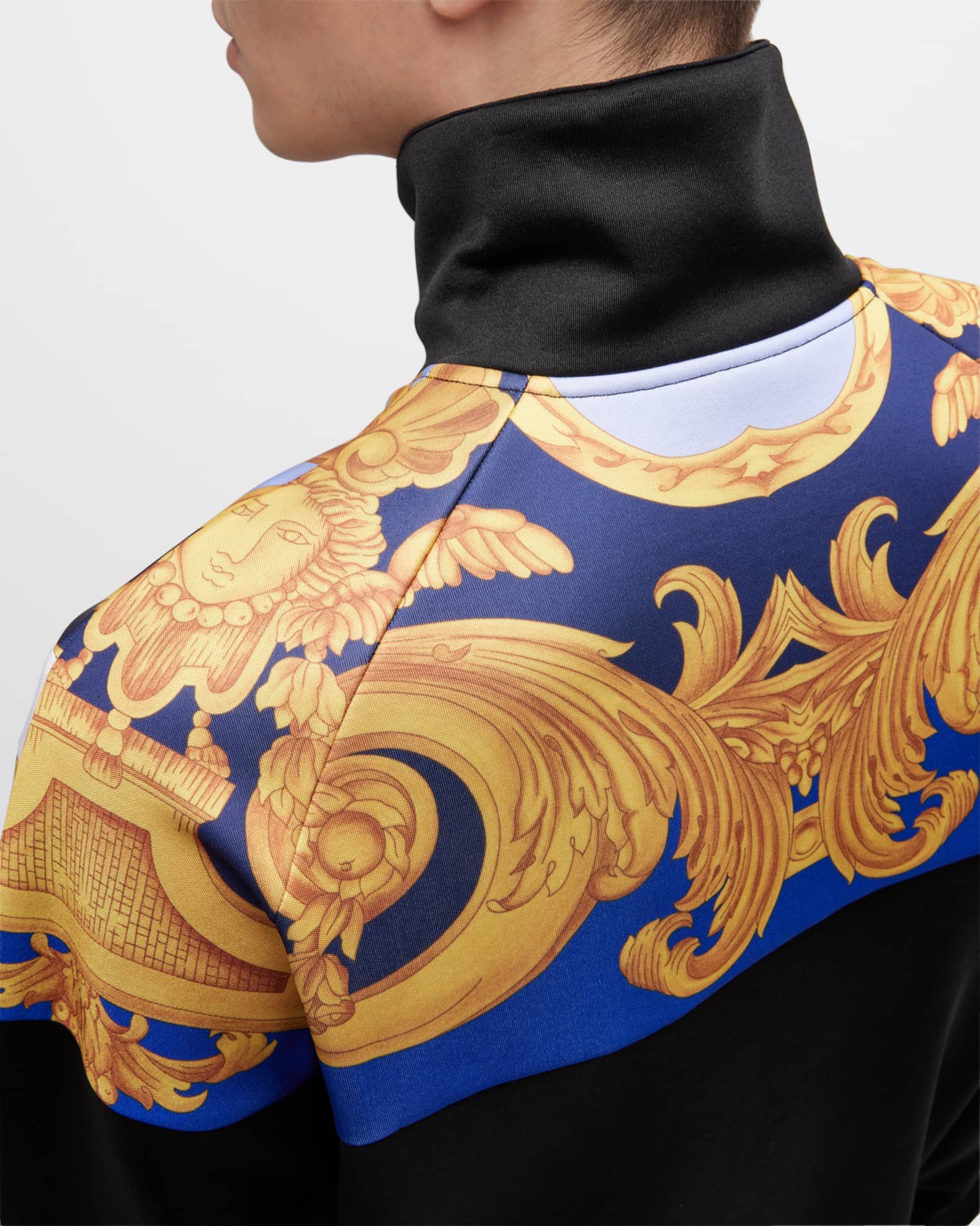 Versace Men's Barocco Track Jacket | Neiman Marcus