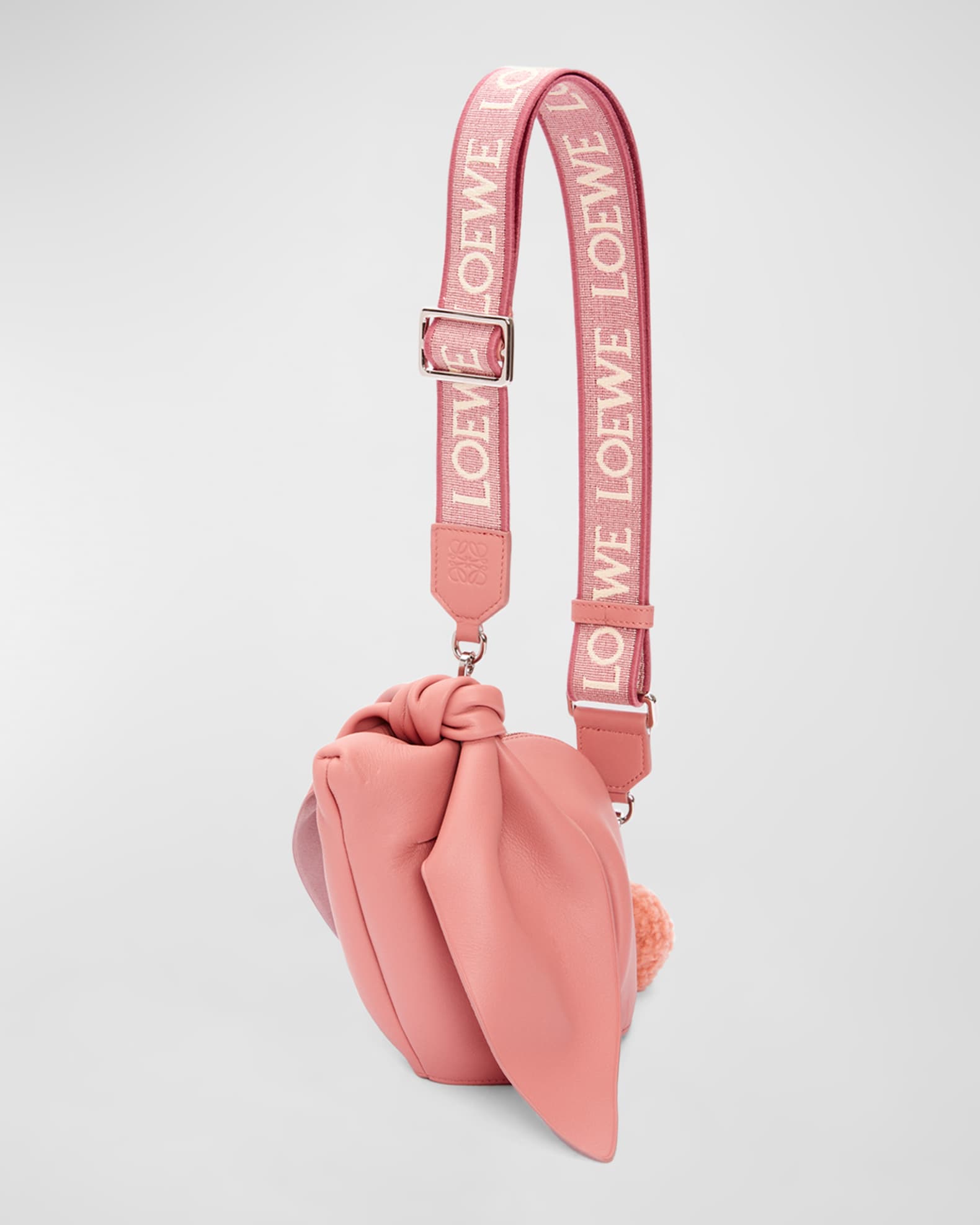 Loewe Bunny Zip Leather Shoulder Bag | Neiman Marcus