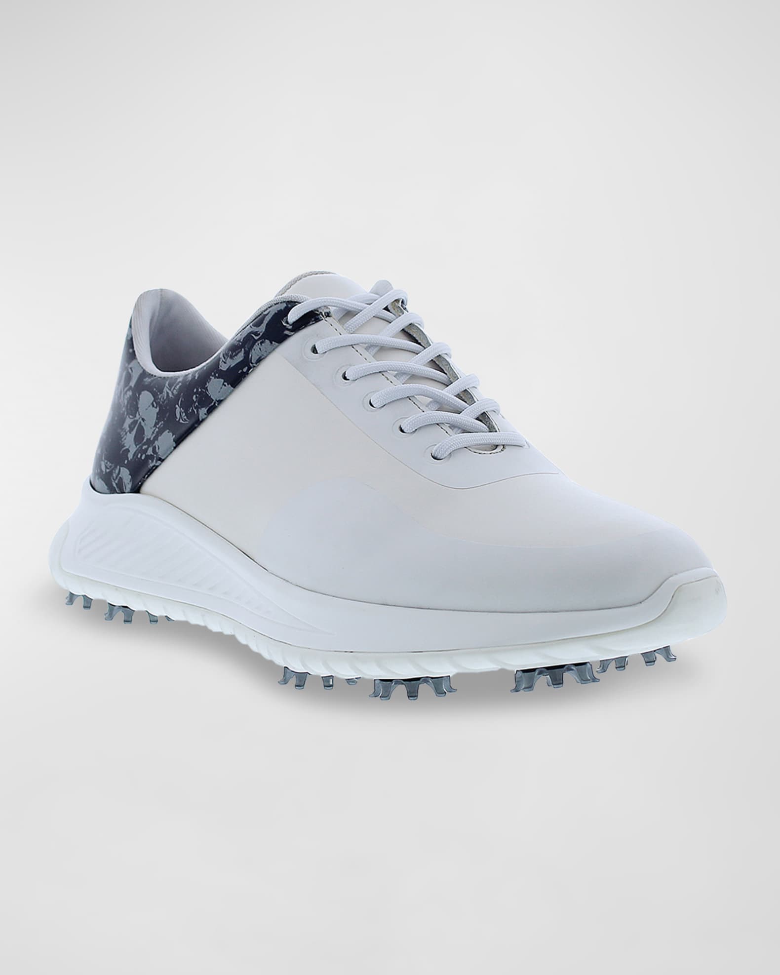 Robert Graham Men's Crockett Leather Golf Sneakers w/ Spikes | Neiman ...