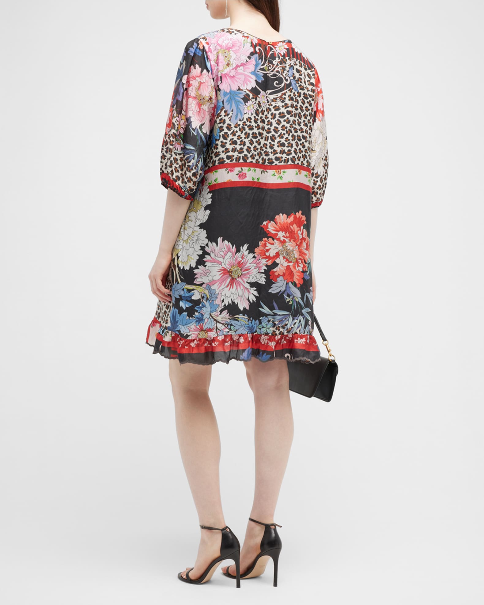 Johnny Was Plus Size Ontari Wren Printed Shift Dress | Neiman Marcus