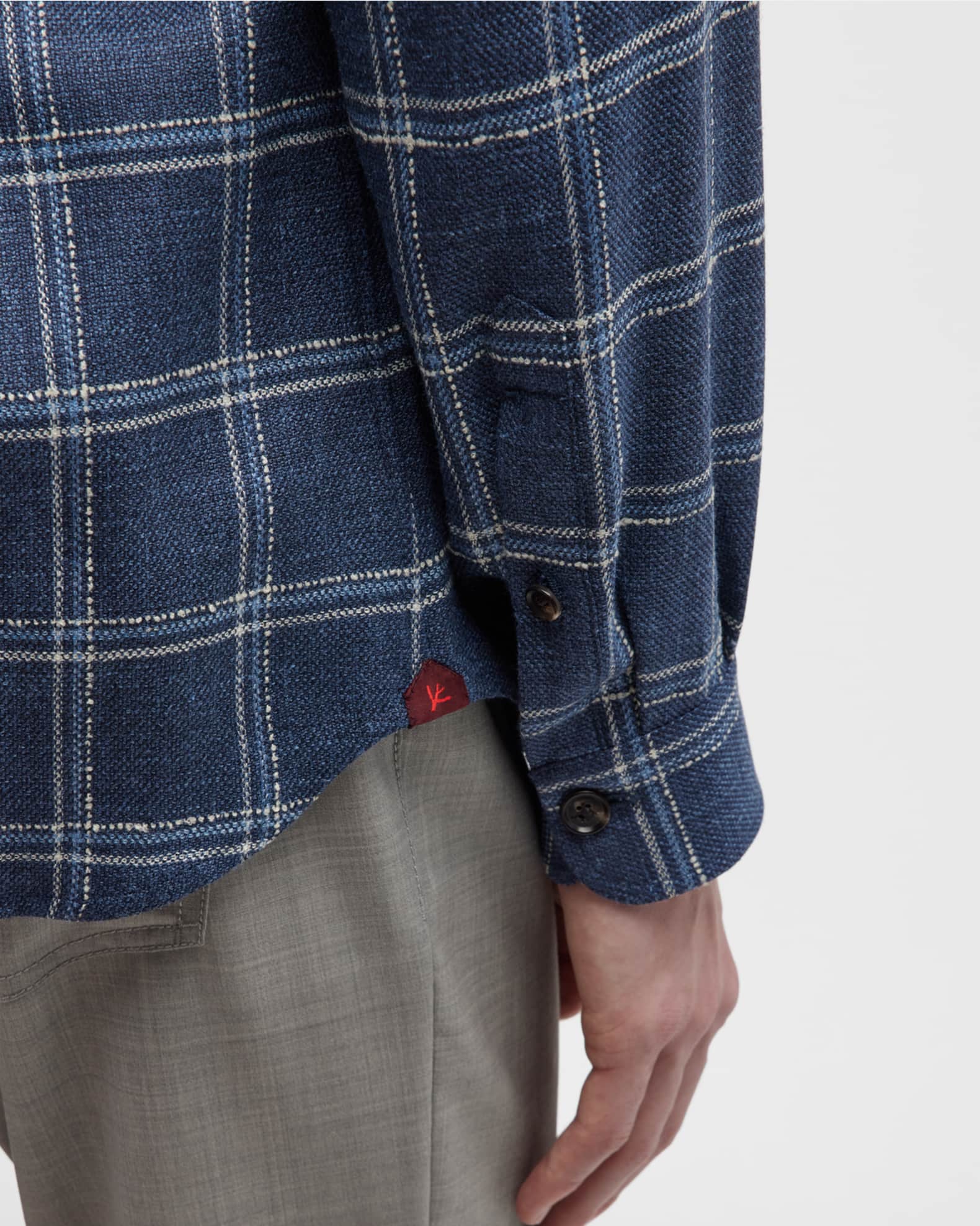 Isaia Men's Plaid Overshirt | Neiman Marcus