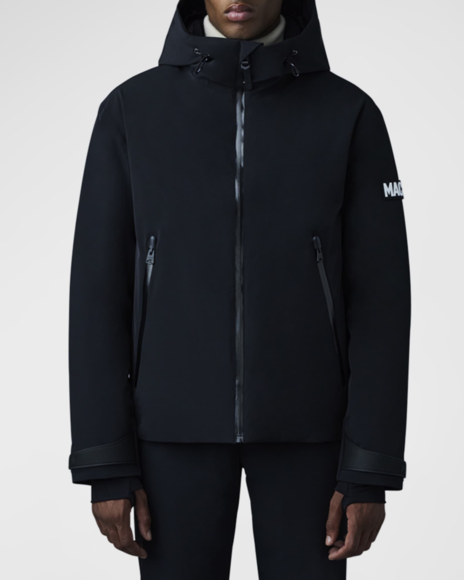 Mackage Men's Ski Performance Hooded Jacket | Neiman Marcus