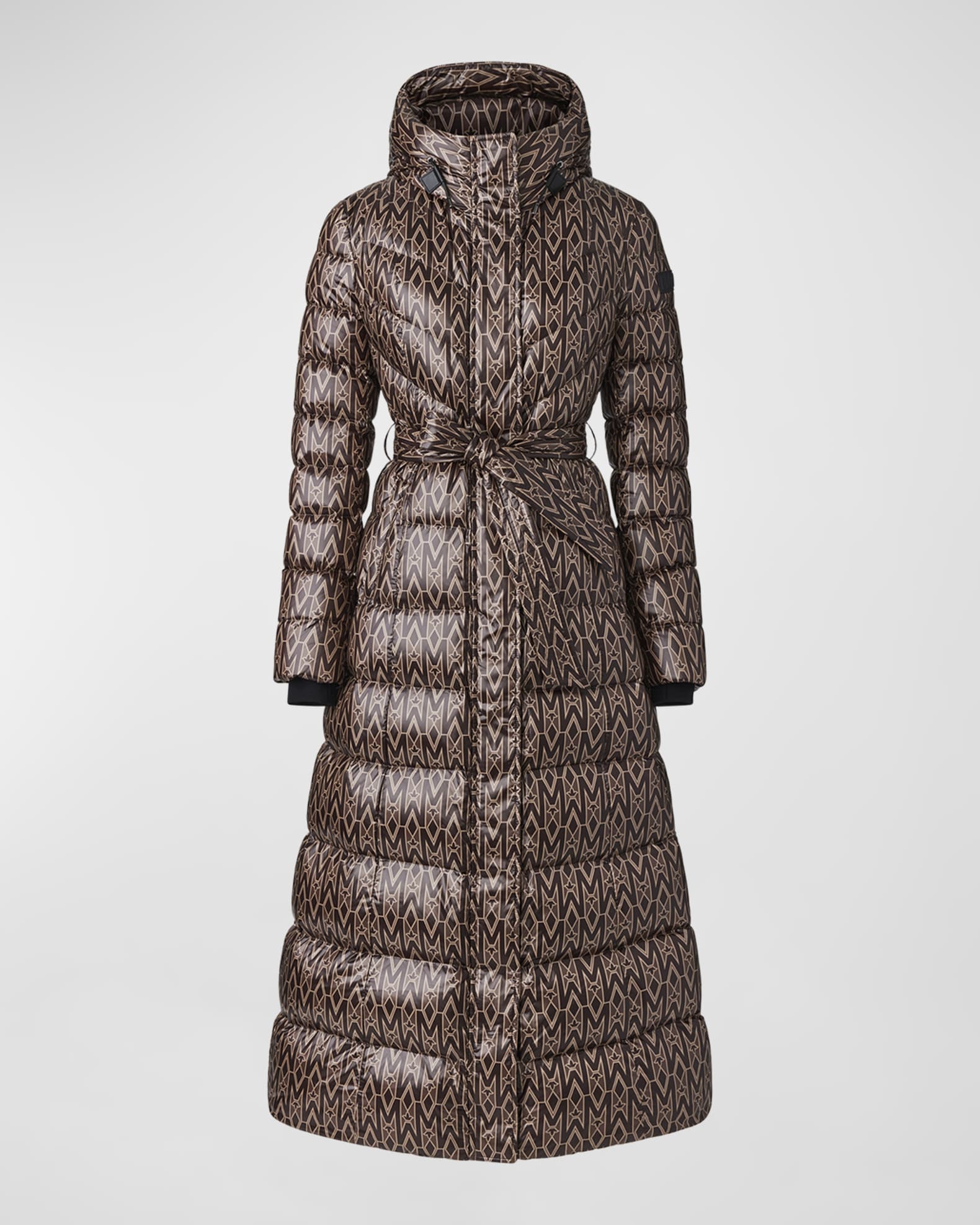 Mackage Calina Monogram Maxi Puffer Coat | Neiman Marcus