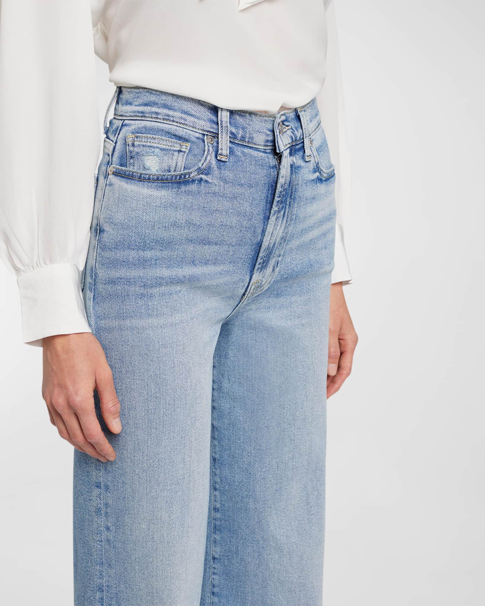 7 for all mankind Jo Ultra High Rise Wide-Leg Jeans | Neiman Marcus