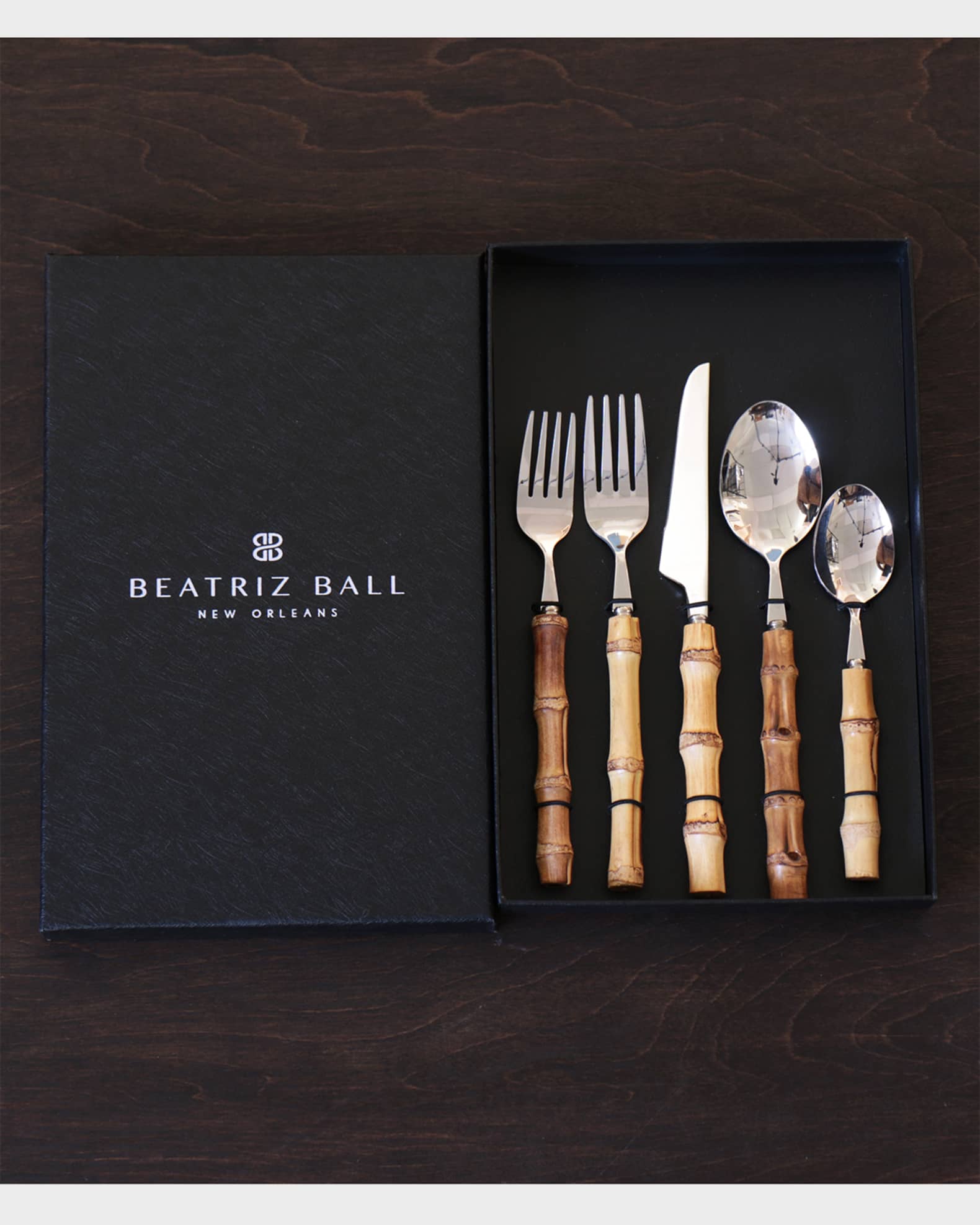 Beatriz Ball Vida Bamboo Cutlery, Set of 5 | Neiman Marcus