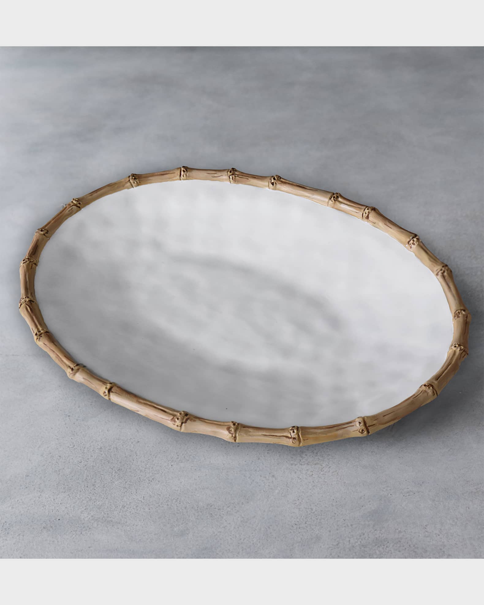 Beatriz Ball Vida Bamboo Large Oval Platter | Neiman Marcus
