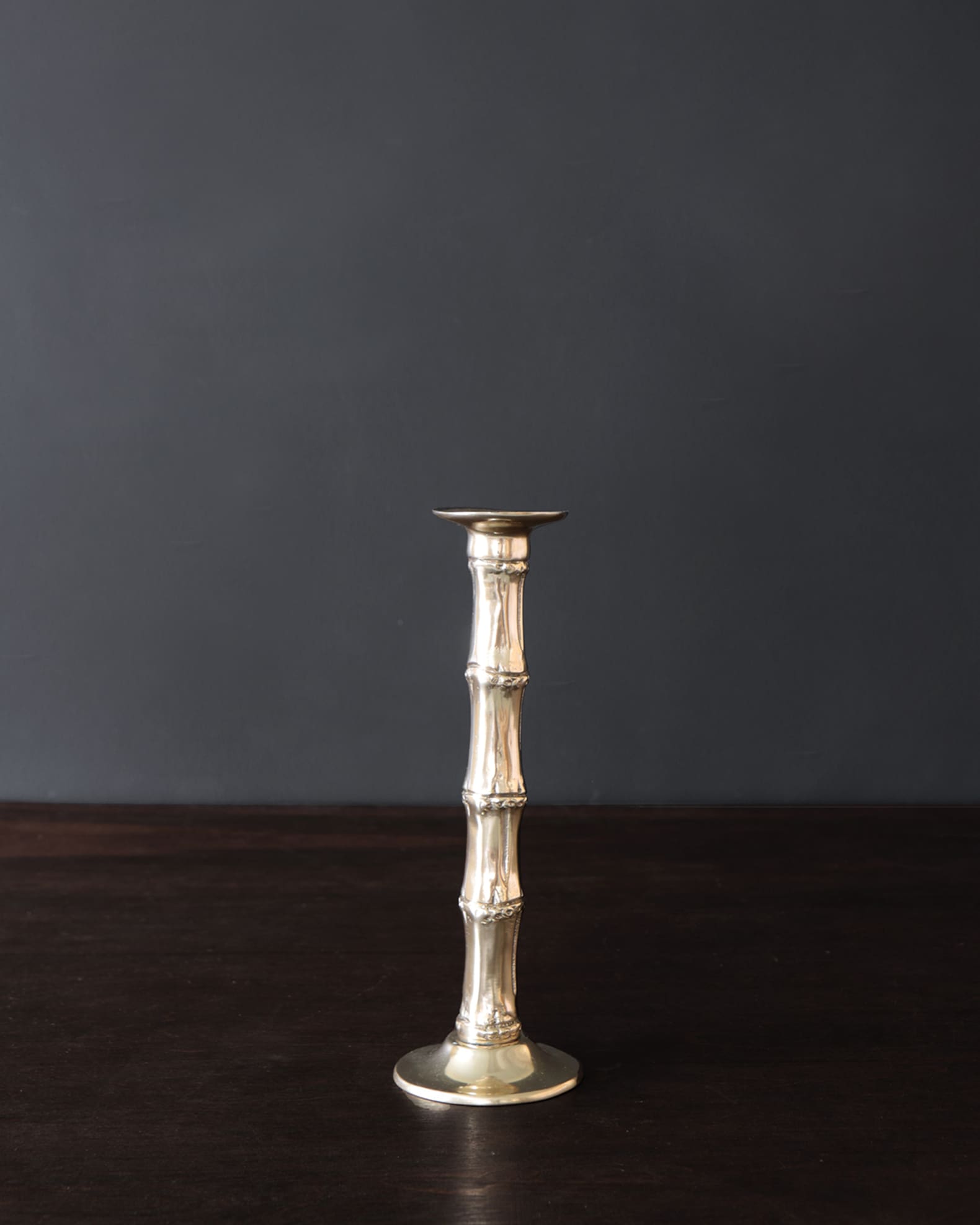 Beatriz Ball SIERRA MODERN Bamboo Large Candlestick Holder (Gold ...