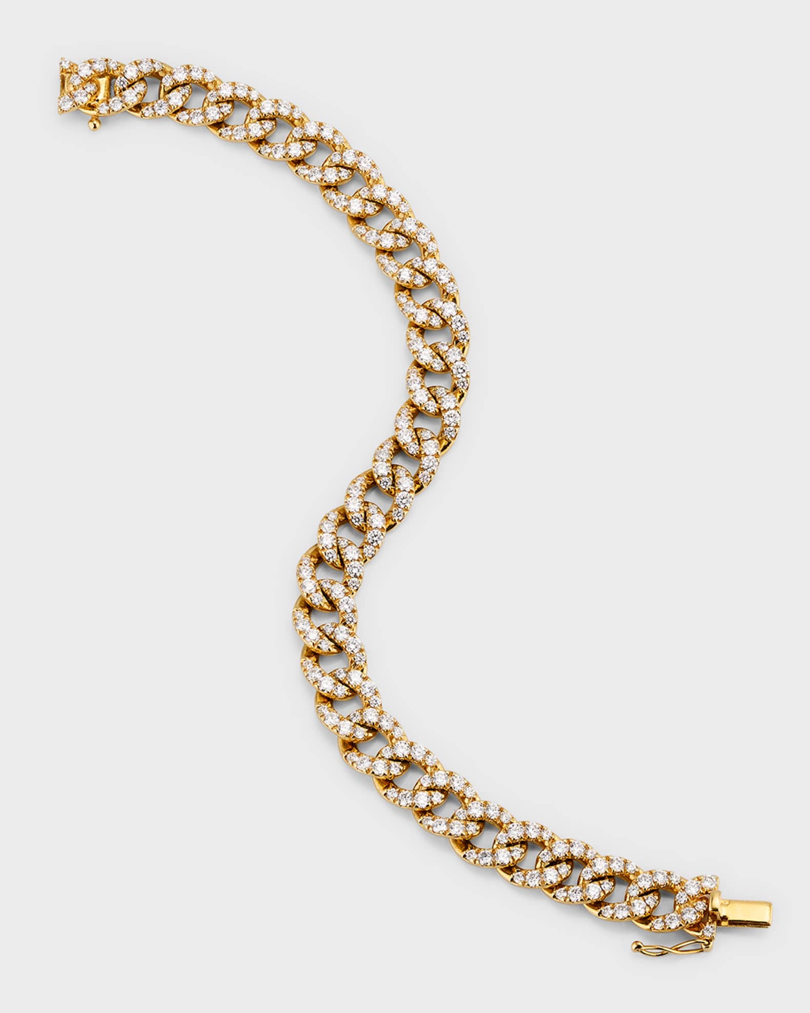 ZYDO 18k Yellow Gold Diamond Chain Bracelet | Neiman Marcus