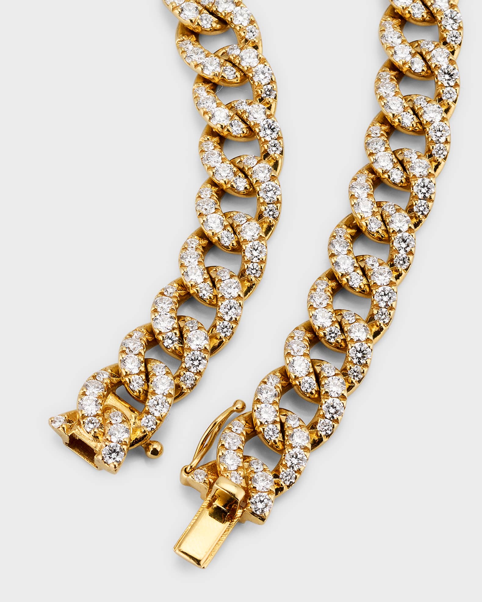 ZYDO 18k Yellow Gold Diamond Chain Bracelet | Neiman Marcus