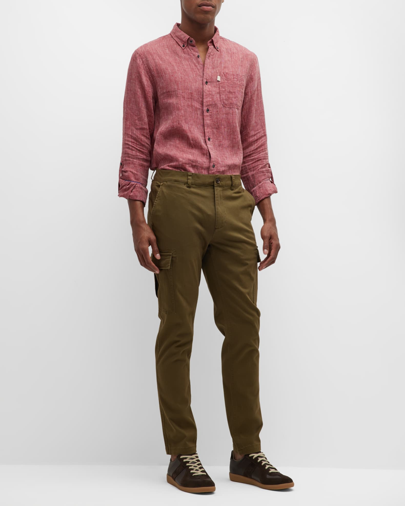 Scotch & Soda Men's Stuart Stretch Twill Cargo Pants | Neiman Marcus