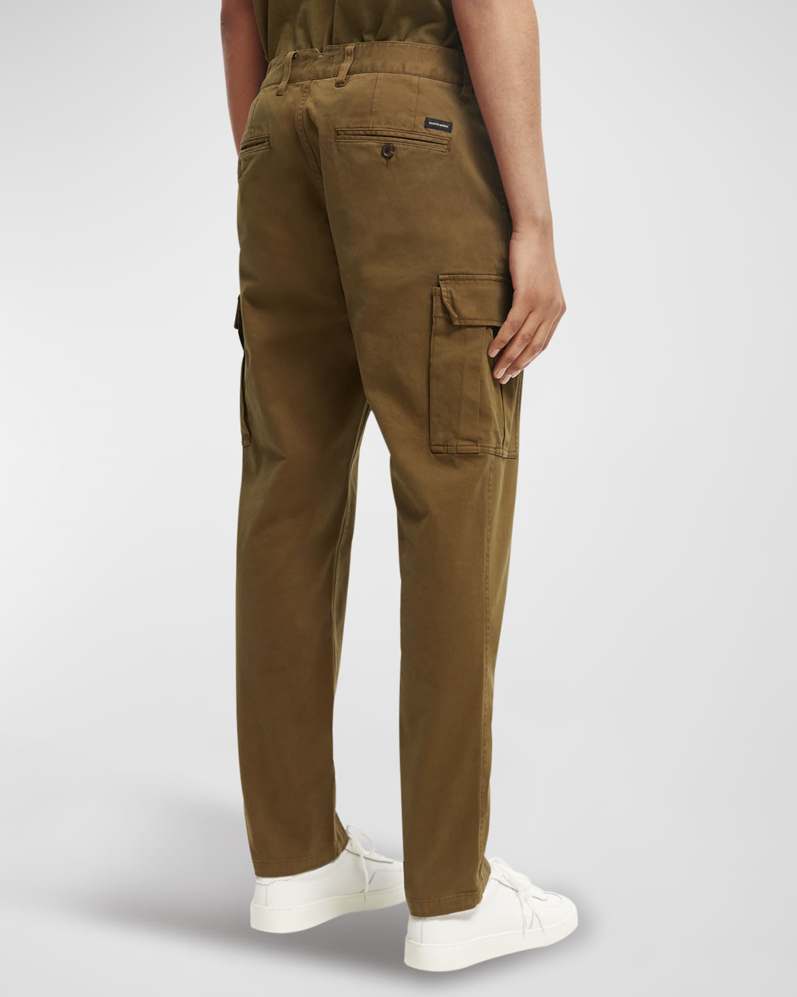 Scotch & Soda Men's Stuart Stretch Twill Cargo Pants | Neiman Marcus