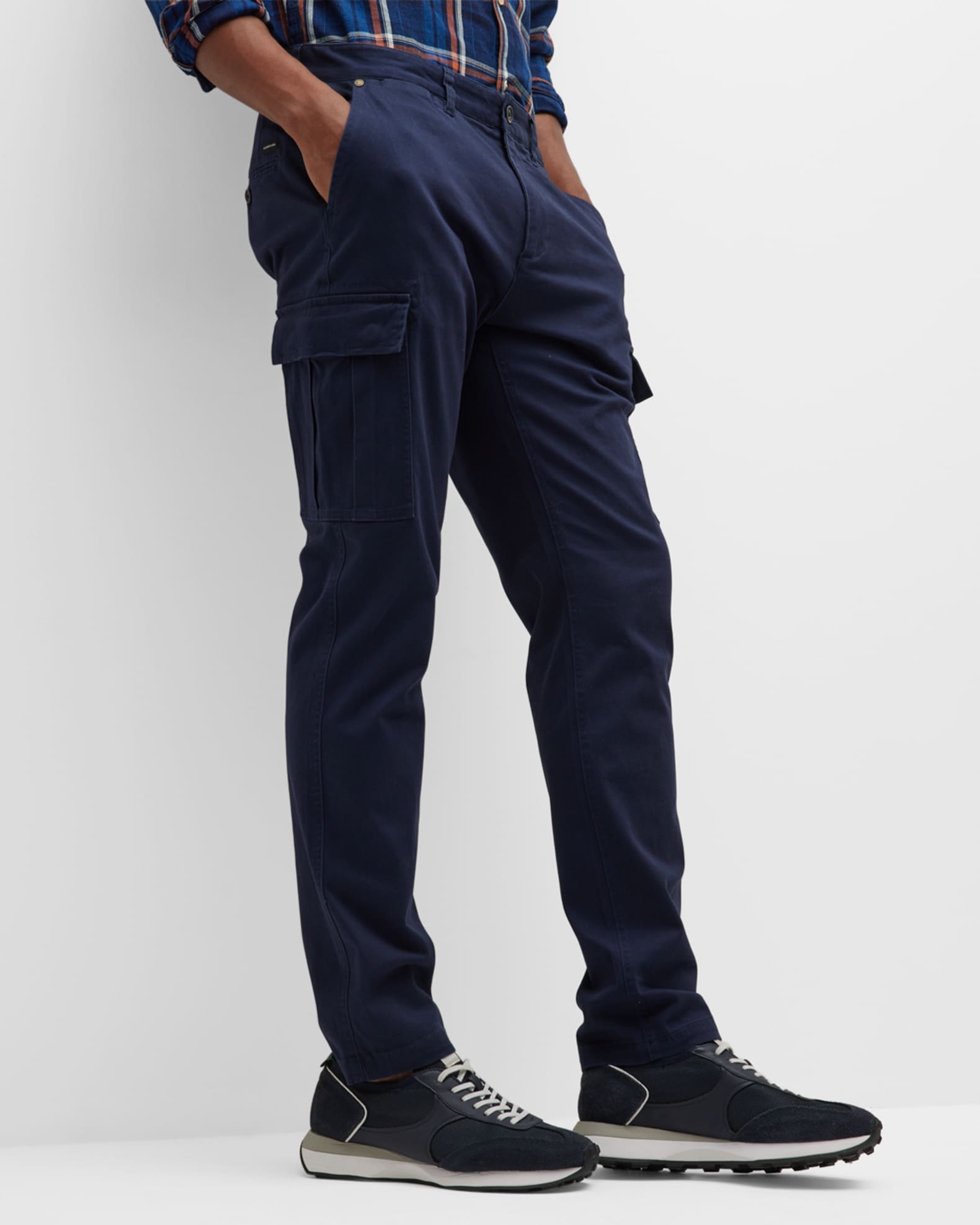 Scotch & Soda Men's Stuart Stretch Twill Cargo Pants | Neiman Marcus