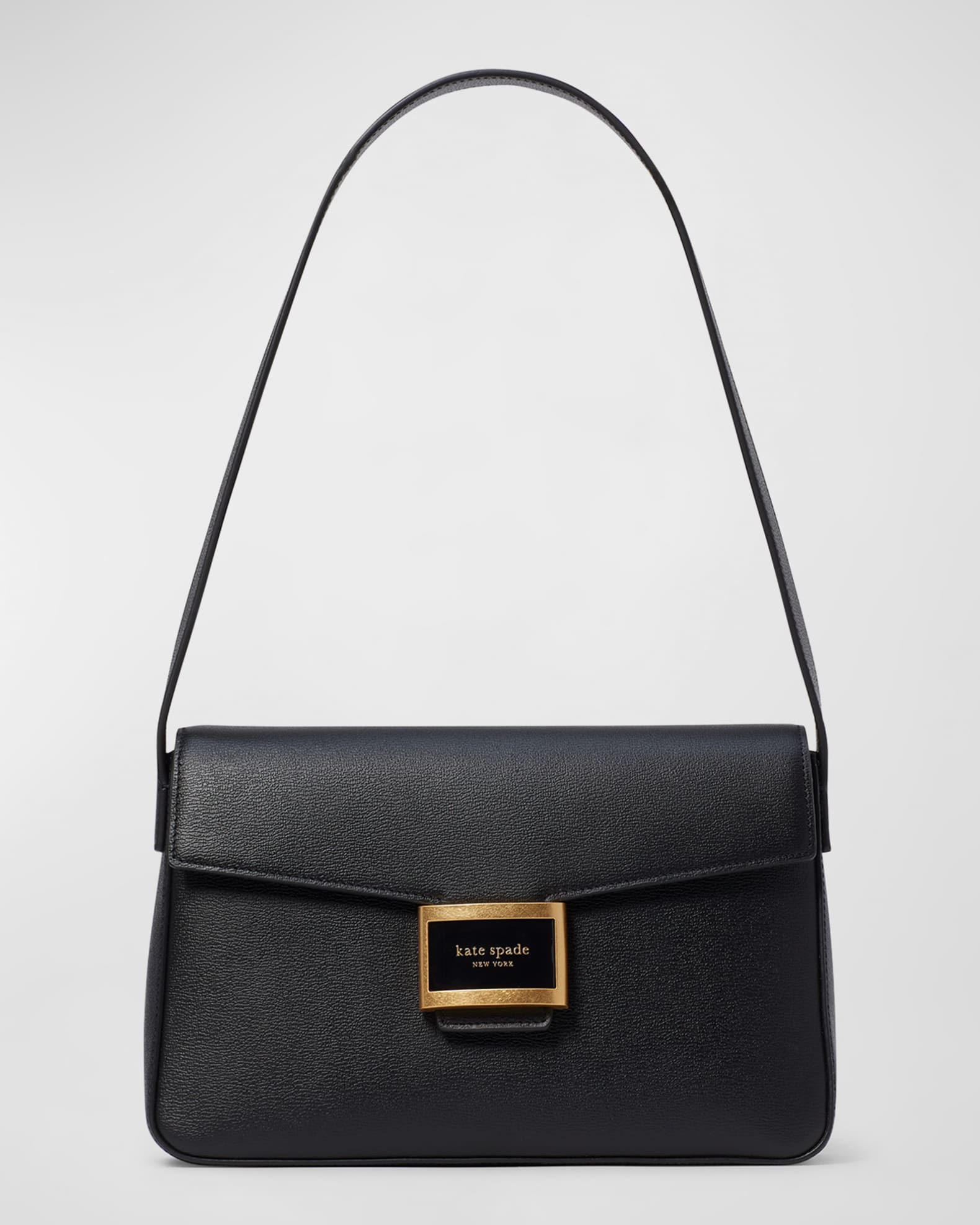 kate spade new york katy flap leather shoulder bag | Neiman Marcus