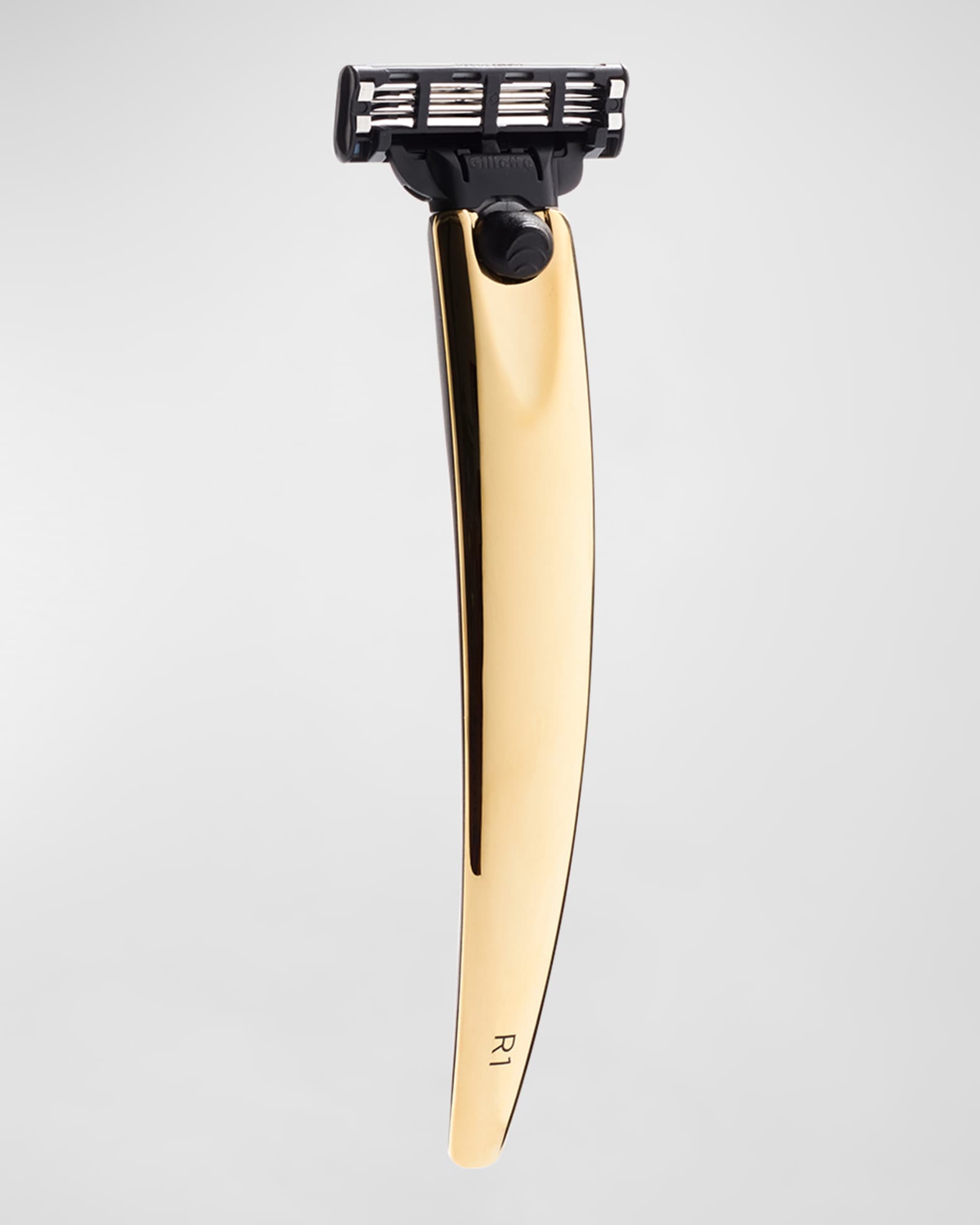Bolin Webb Men's R1 24K Gold-Plated Razor & Stand Set | Neiman Marcus