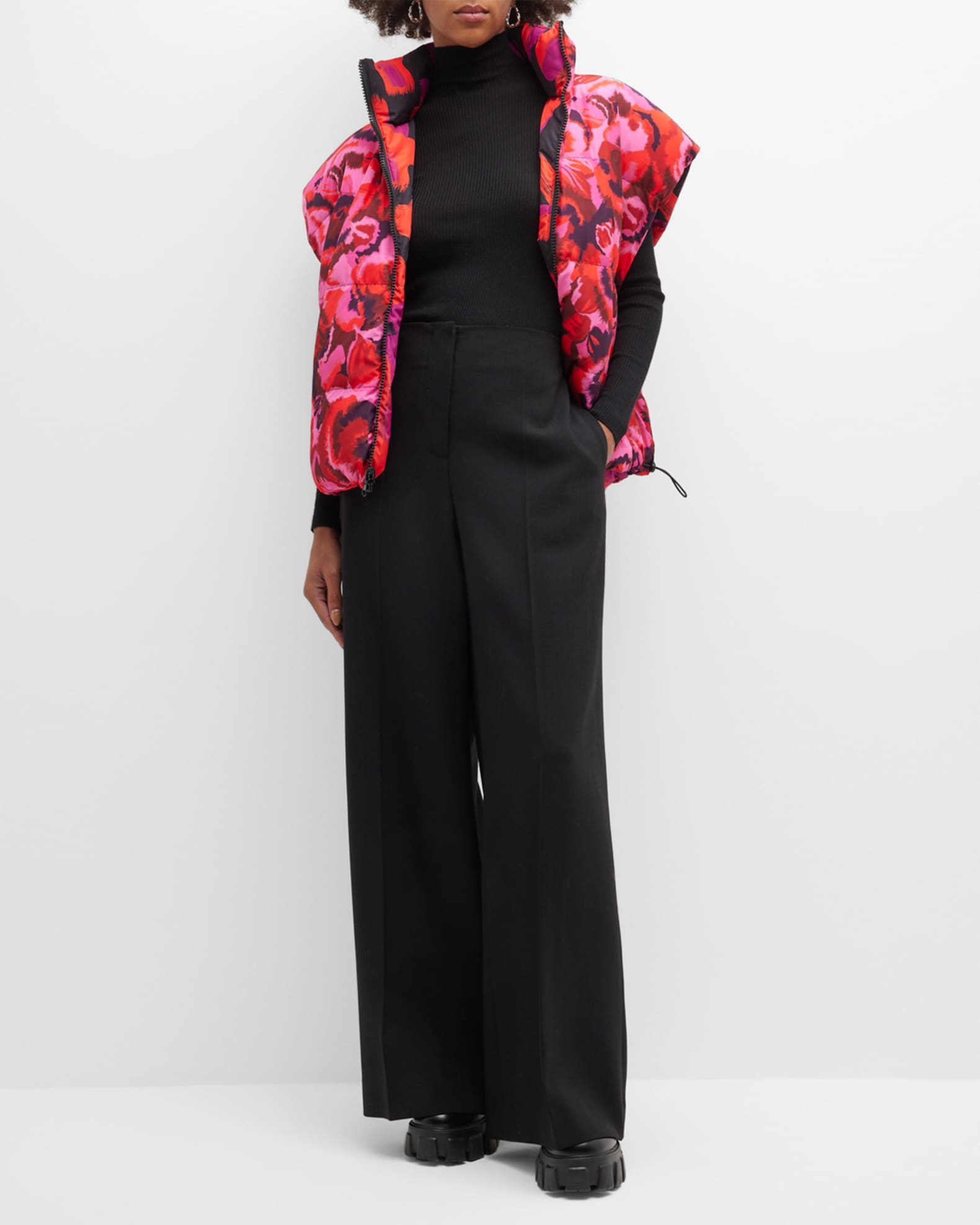 Essentiel Antwerp Chang Reversible Puffer Vest | Neiman Marcus