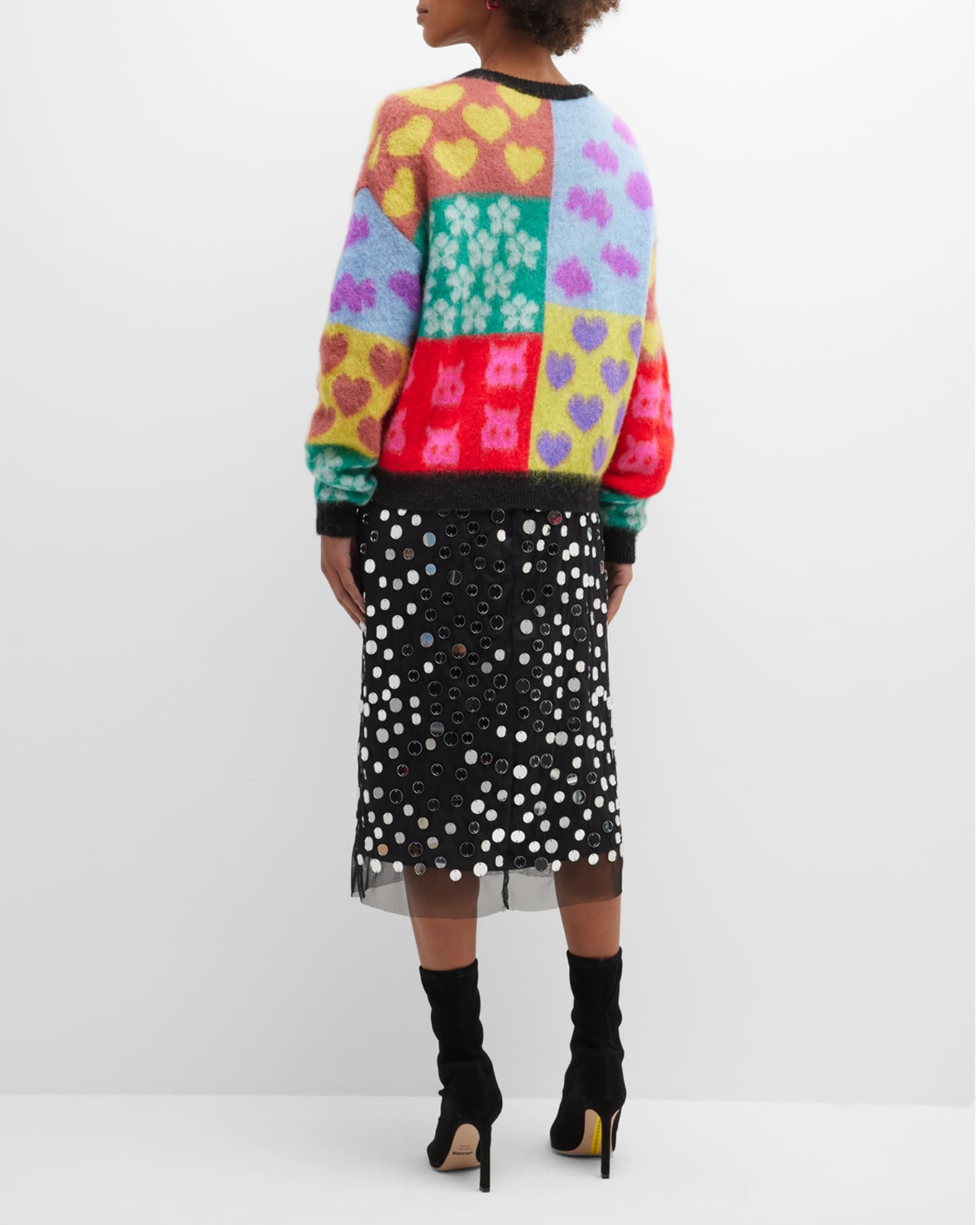 Essentiel Antwerp Cassidi Multi-Pattern Graphic Jumper | Neiman Marcus