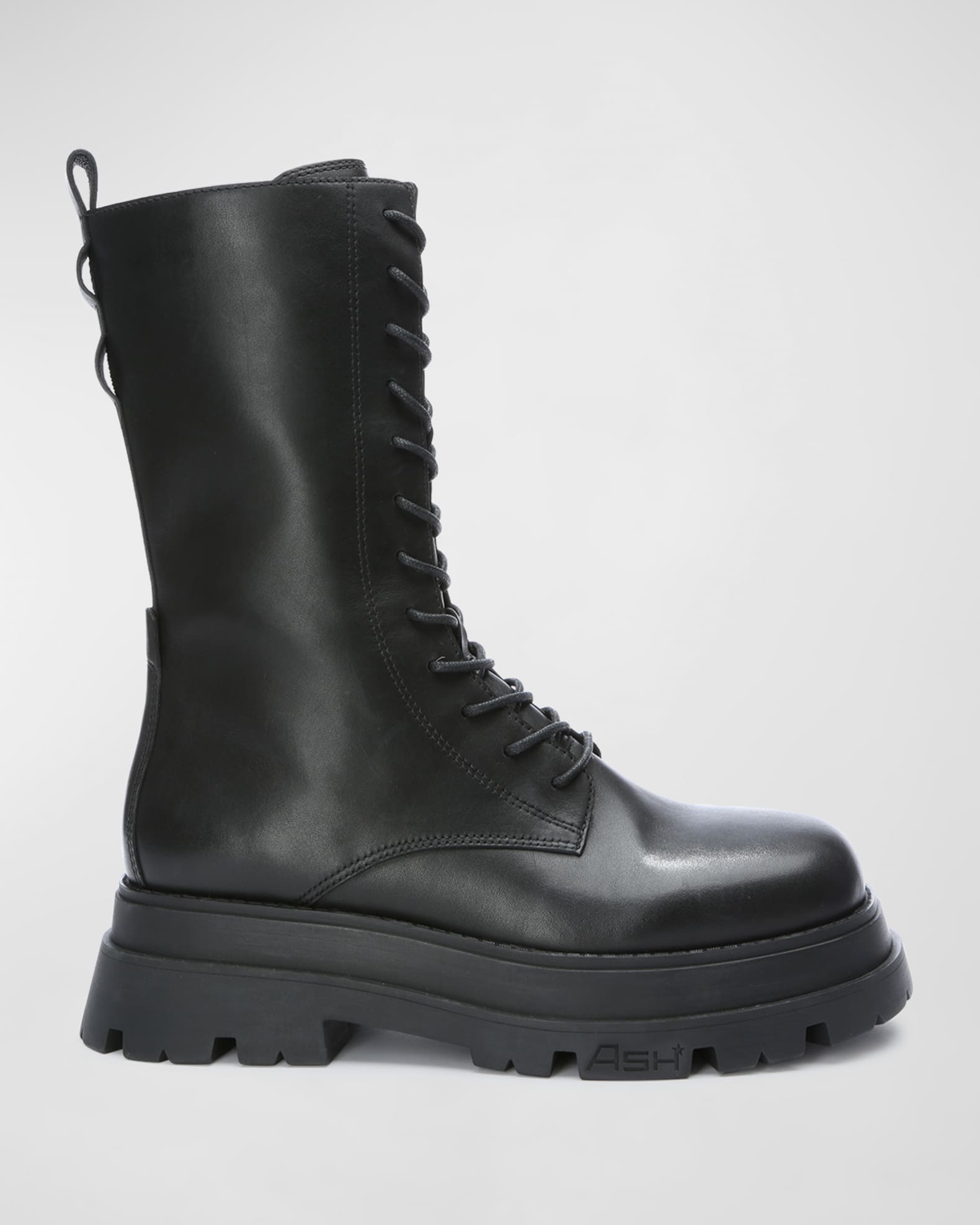 Ash Elton Calfskin Combat Boots | Neiman Marcus