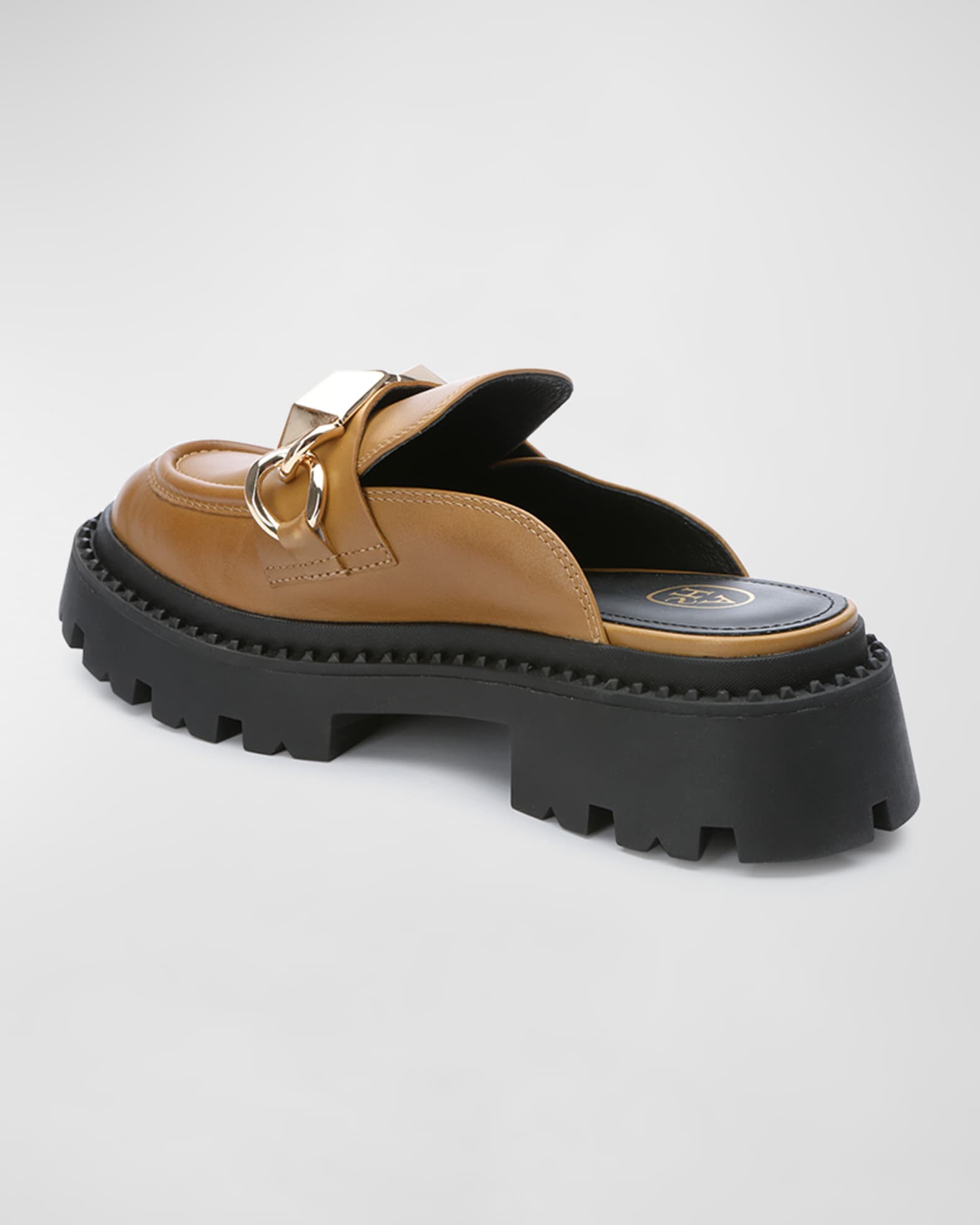 Ash Genius Calfskin Chain Loafer Mules | Neiman Marcus