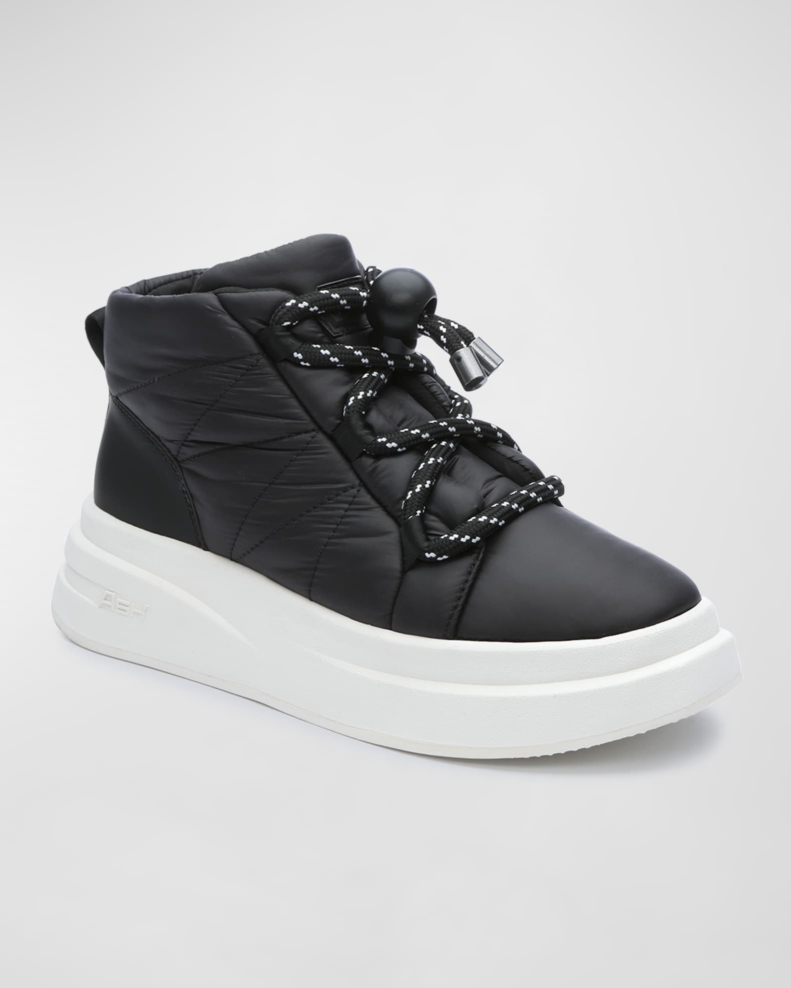 Ash Igloo Puffy Lace-Up Snow Booties | Neiman Marcus