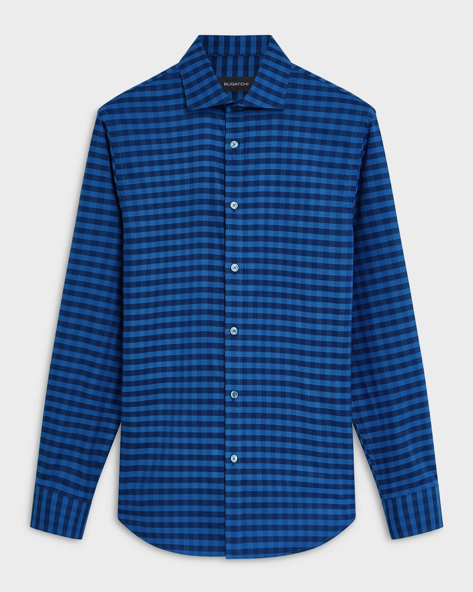 Bugatchi Men's Cotton-Stretch Sport Shirt | Neiman Marcus