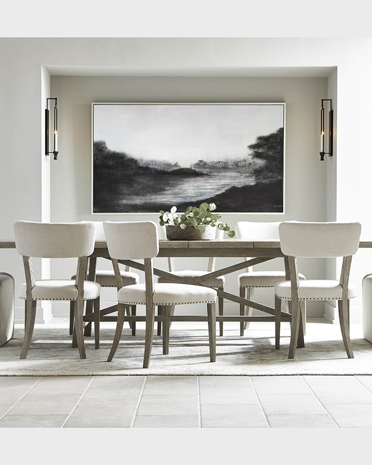 Bernhardt Albion Dining Table with Leaves - 88" | Neiman Marcus