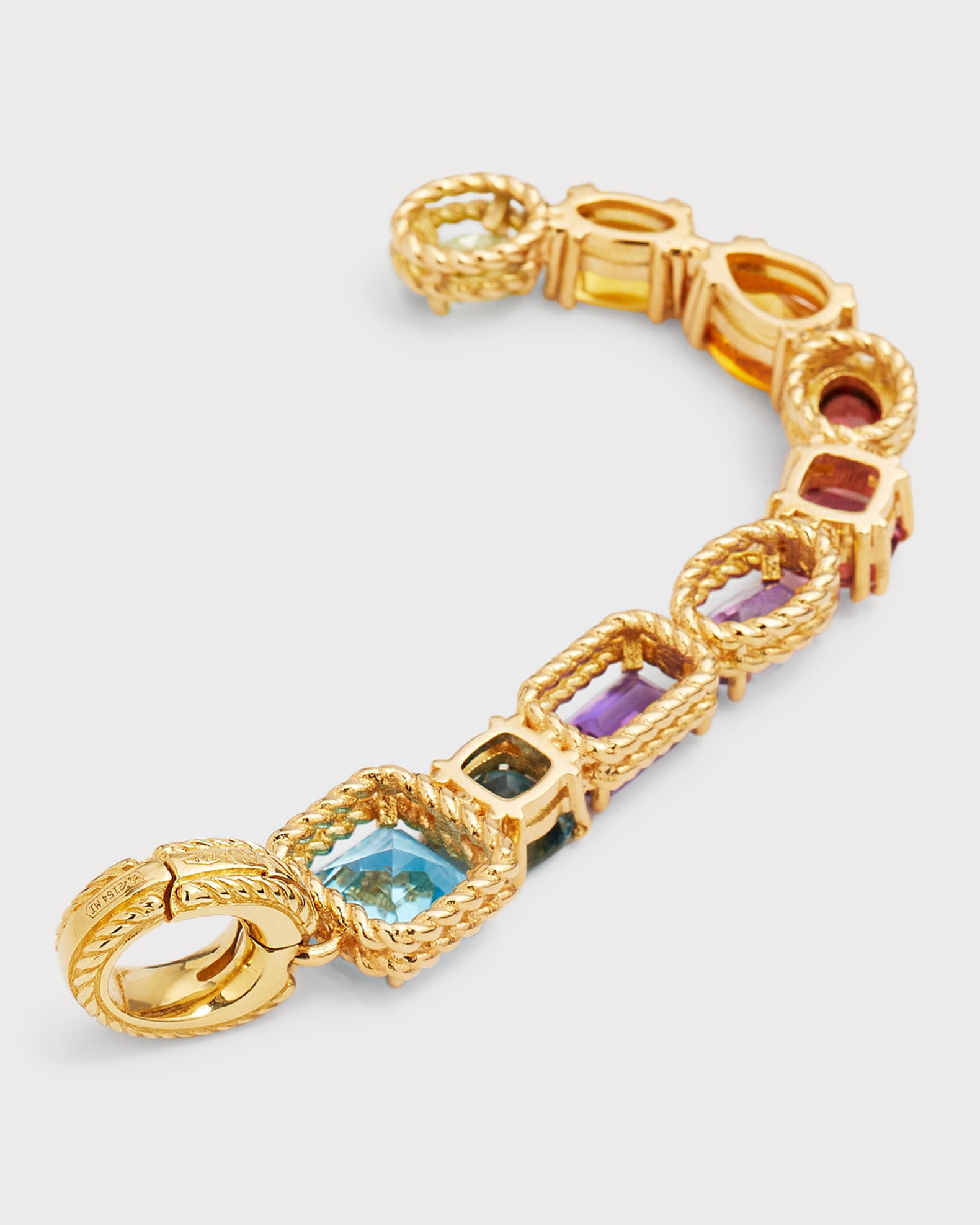 Dolce&Gabbana Yellow Gold Multi Fine Gem Charm, Letter J | Neiman Marcus