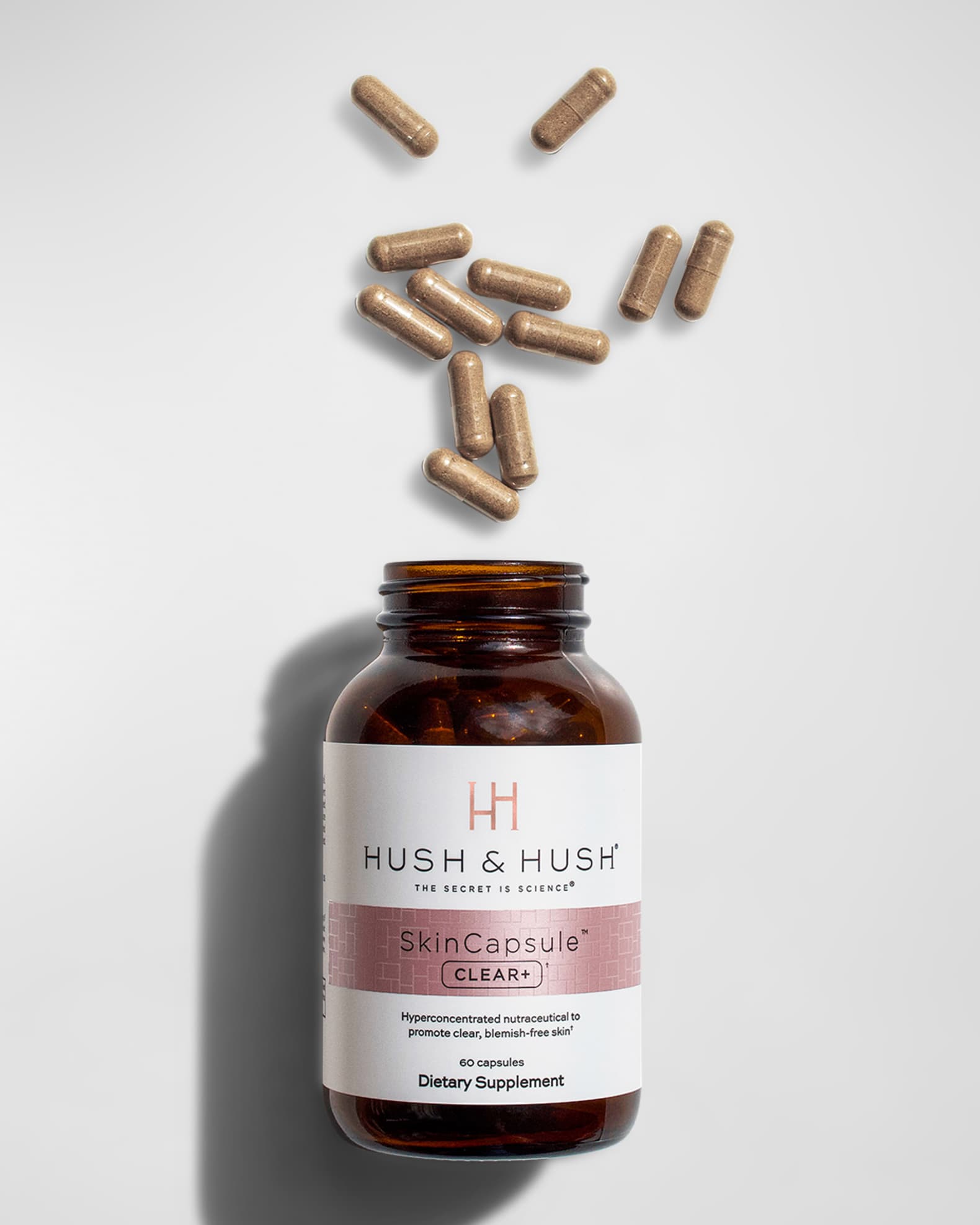 Hush & Hush SkinCapsule CLEAR+ Supplement - 60 Capsules | Neiman Marcus