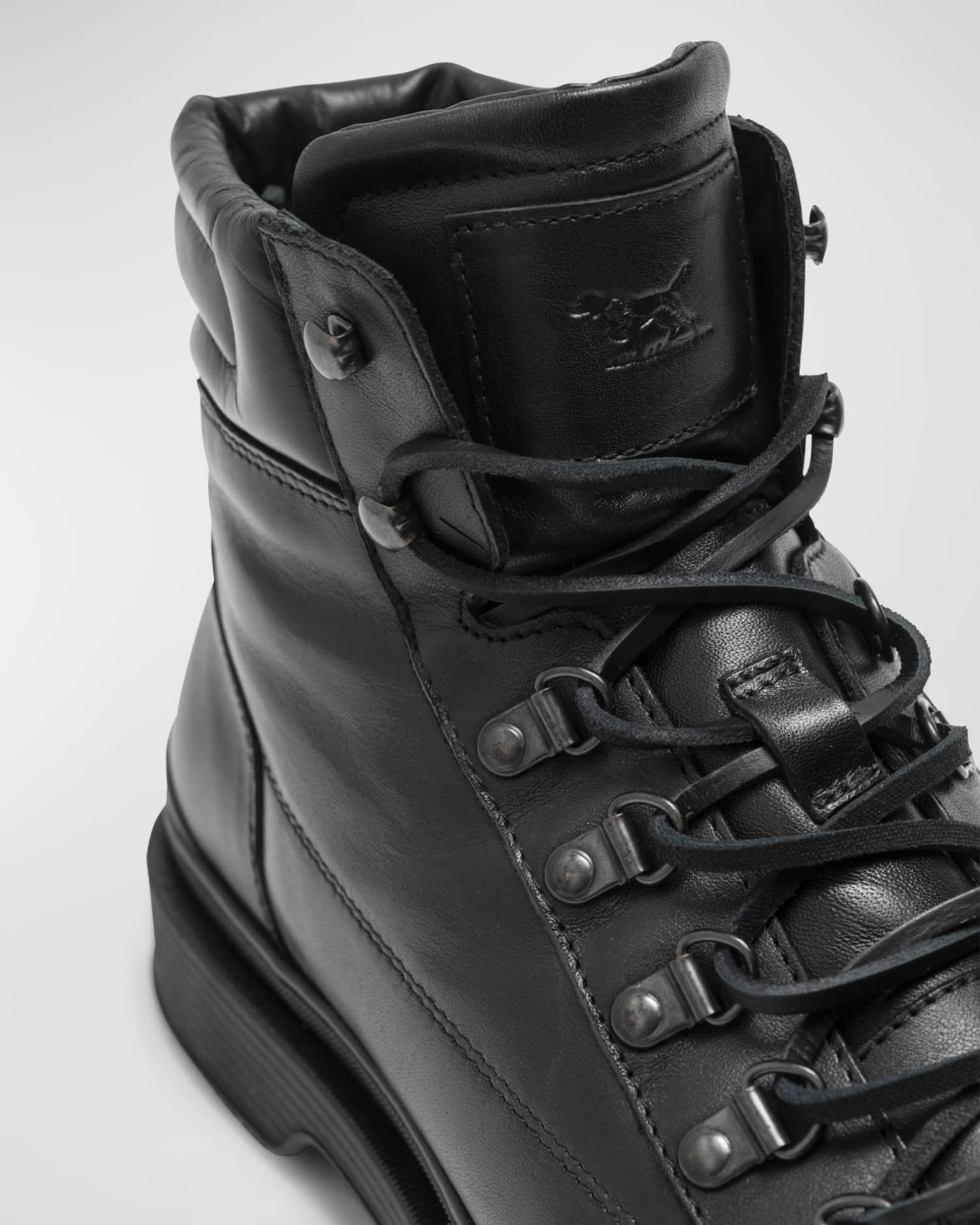 Rodd & Gunn Men's Alpine Trek Leather Lace-Up Hiking Boots | Neiman Marcus