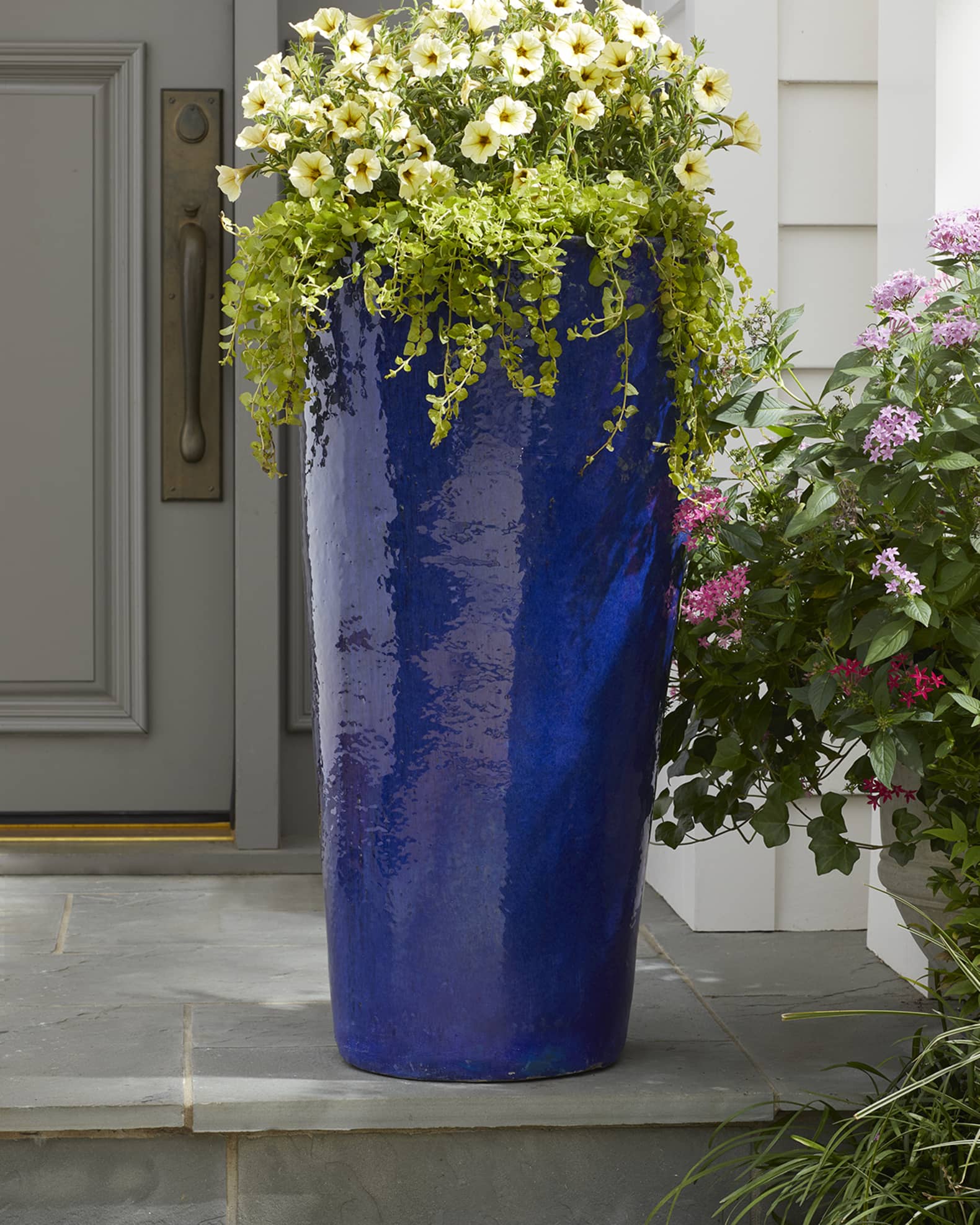 Emissary Trading Large Round Tall Planter | Neiman Marcus