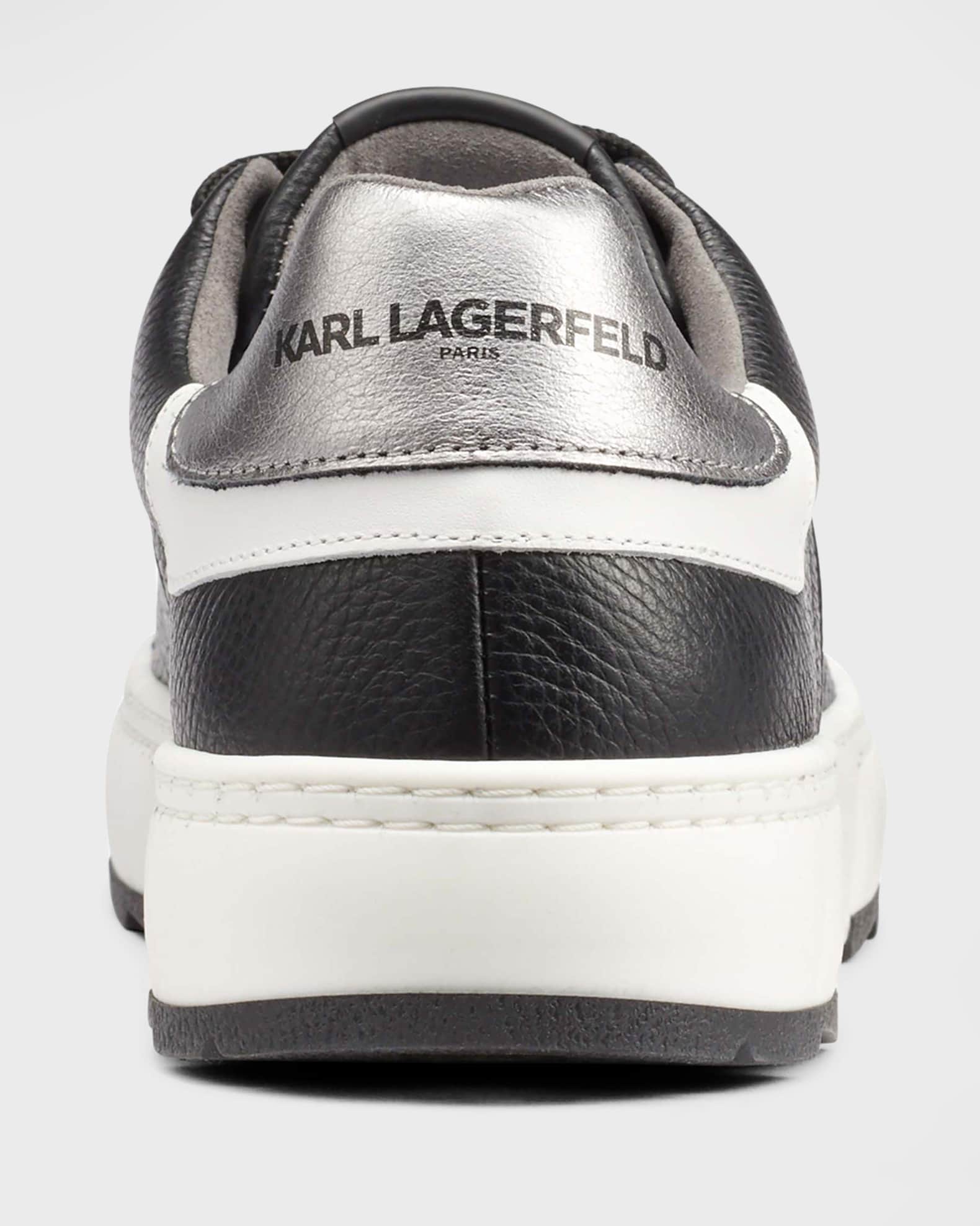 Karl Lagerfeld Paris Men's Karl Head Leather Low-Top Sneakers | Neiman ...